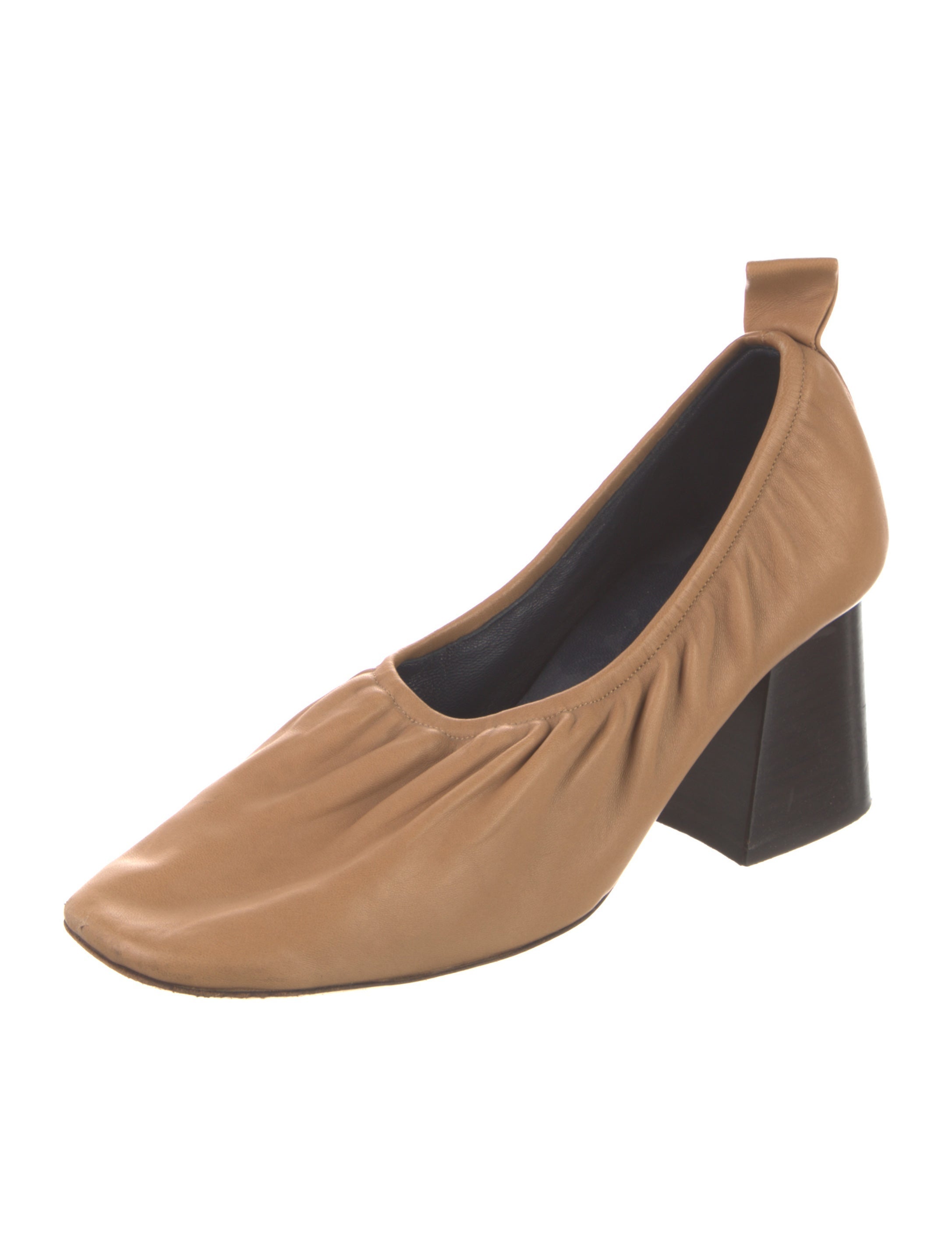 Celine Céline Peep-Toe d'Orsay Pumps - Brown Pumps, Shoes - CEL47599 ...
