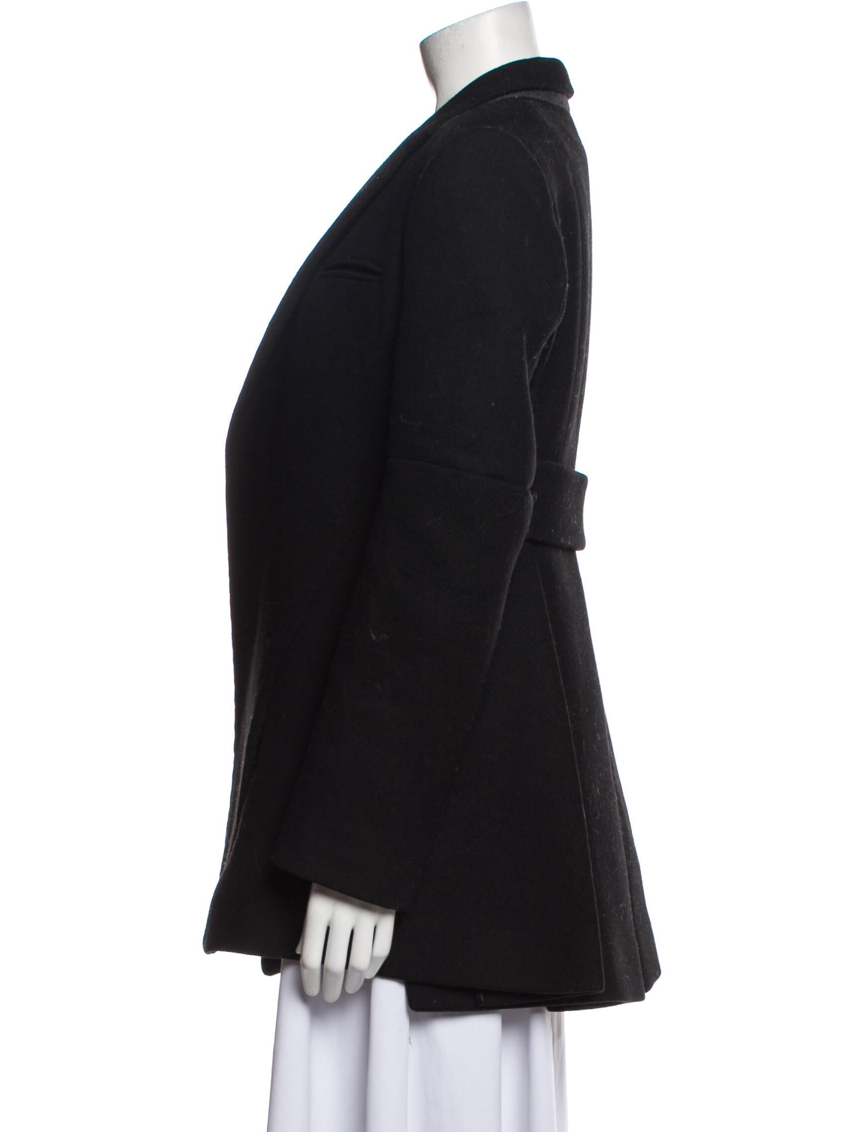 Celine Céline Oversize Wool Coat - Black Coats, Clothing - CEL62815 ...
