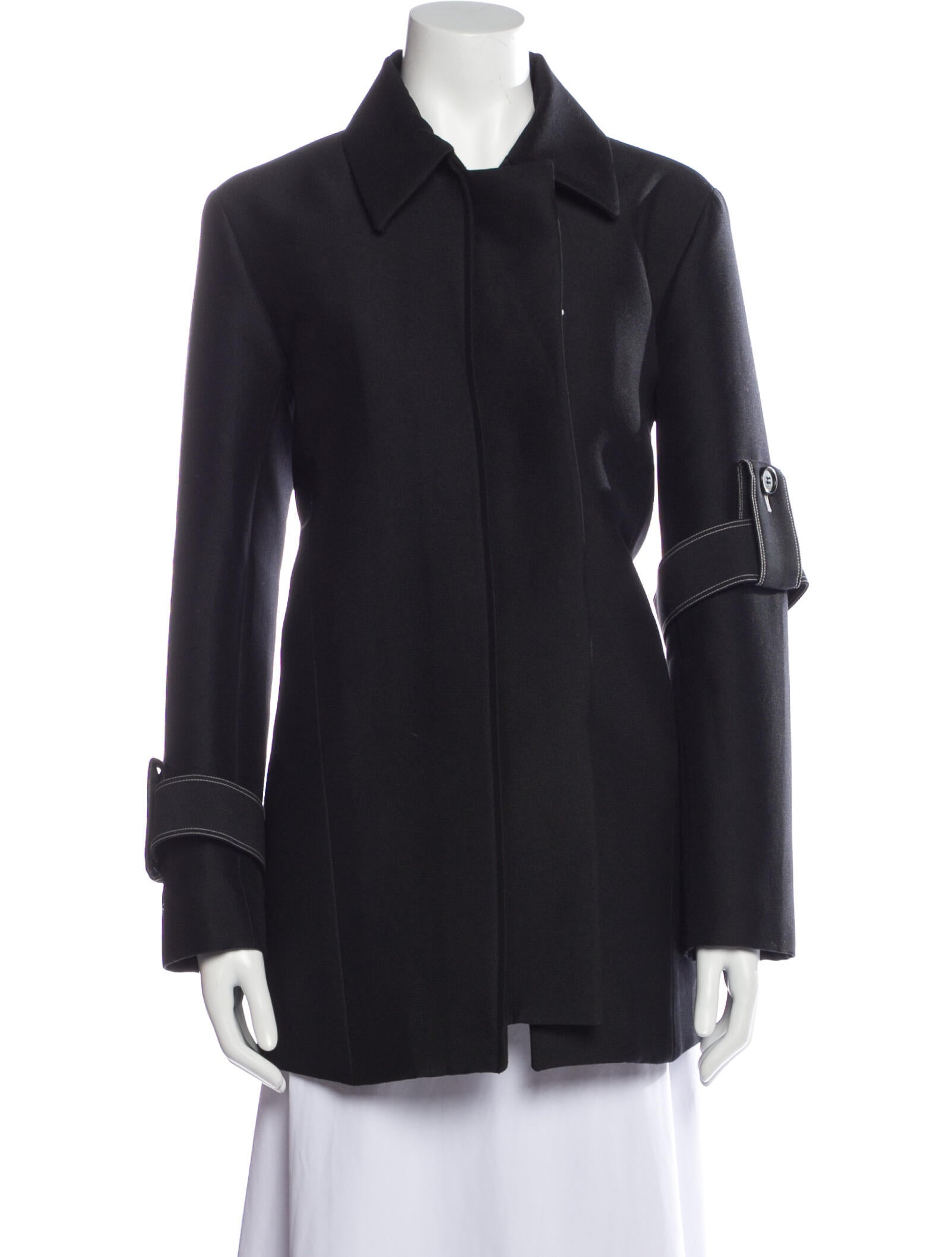 Celine Céline Oversize Wool Coat - Black Coats, Clothing - CEL62815 ...