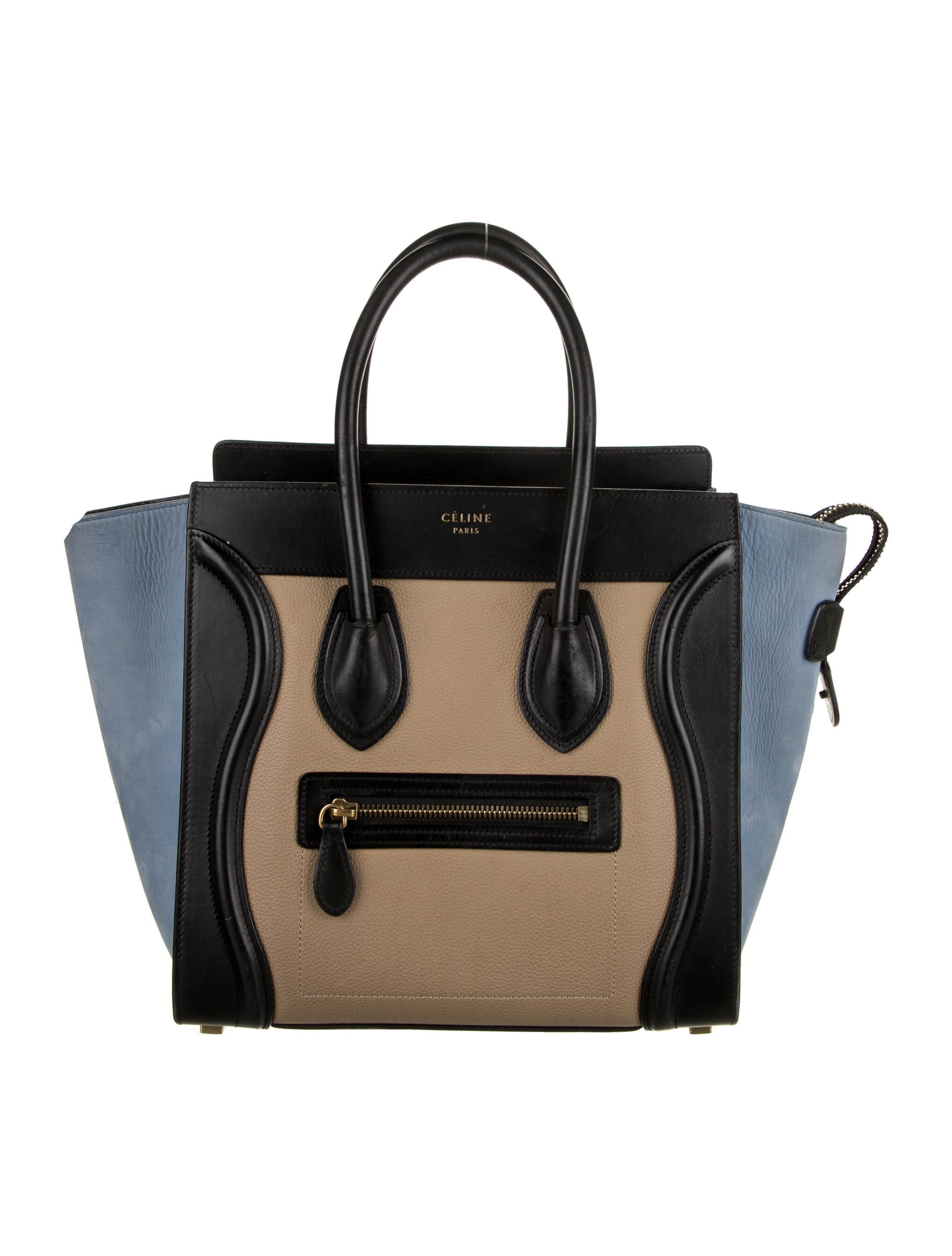 Celine Céline Micro Luggage Tote - Black Totes, Handbags - CEL31453 ...
