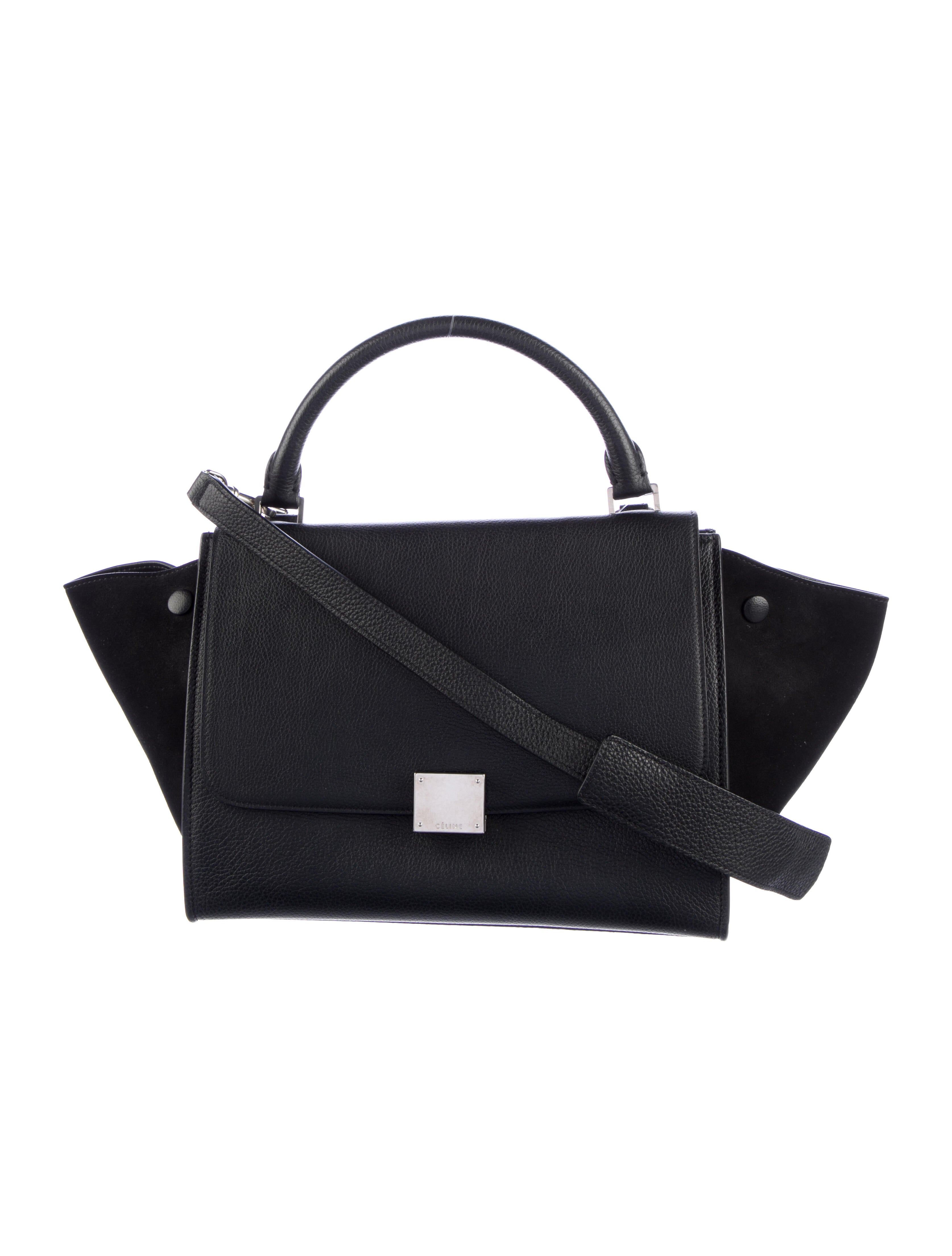Celine Medium Trapeze - Black Crossbody Bags, Handbags - CEL250868 ...