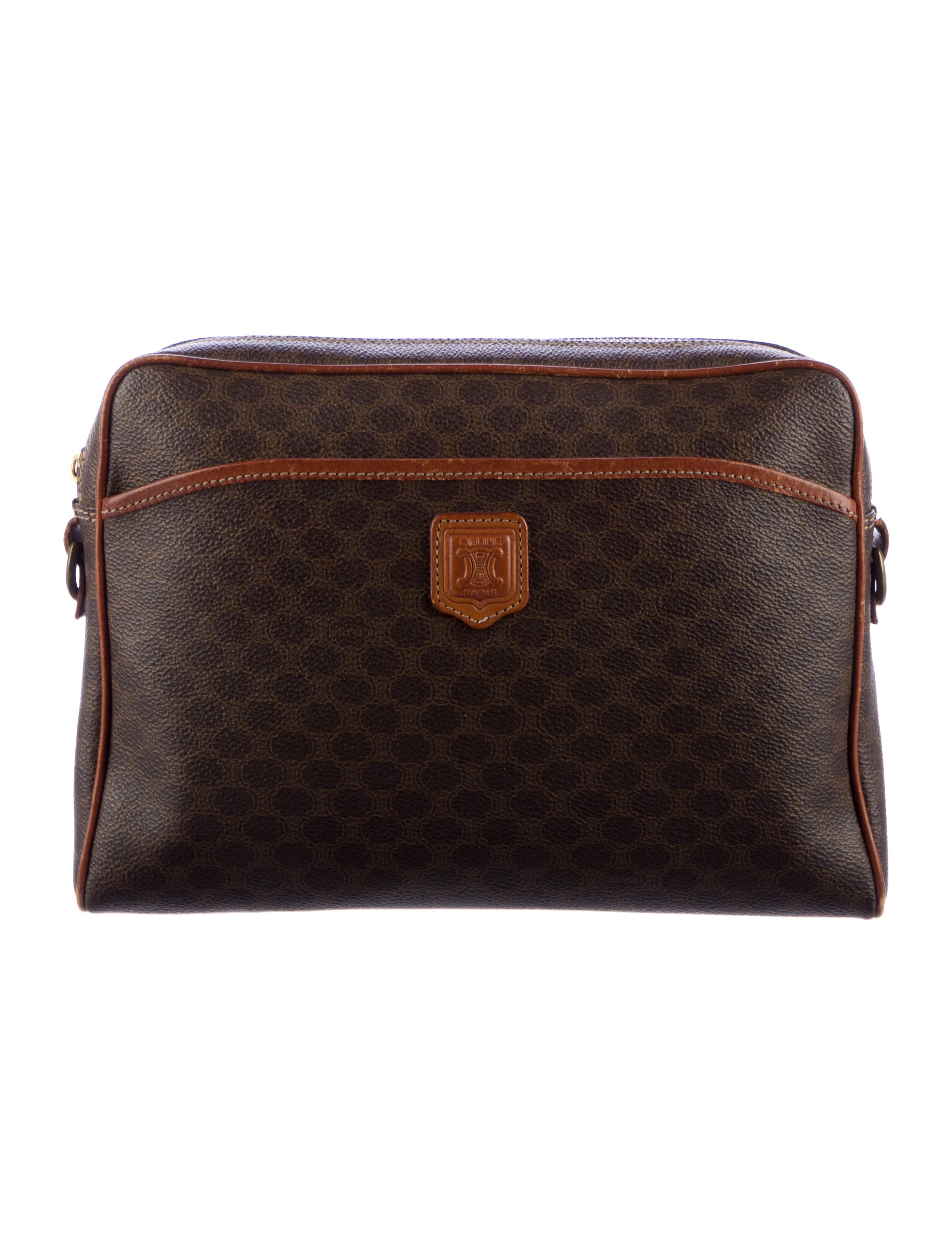 Celine Vintage Triomphe Clutch - Brown Clutches, Handbags - CEL252130 ...