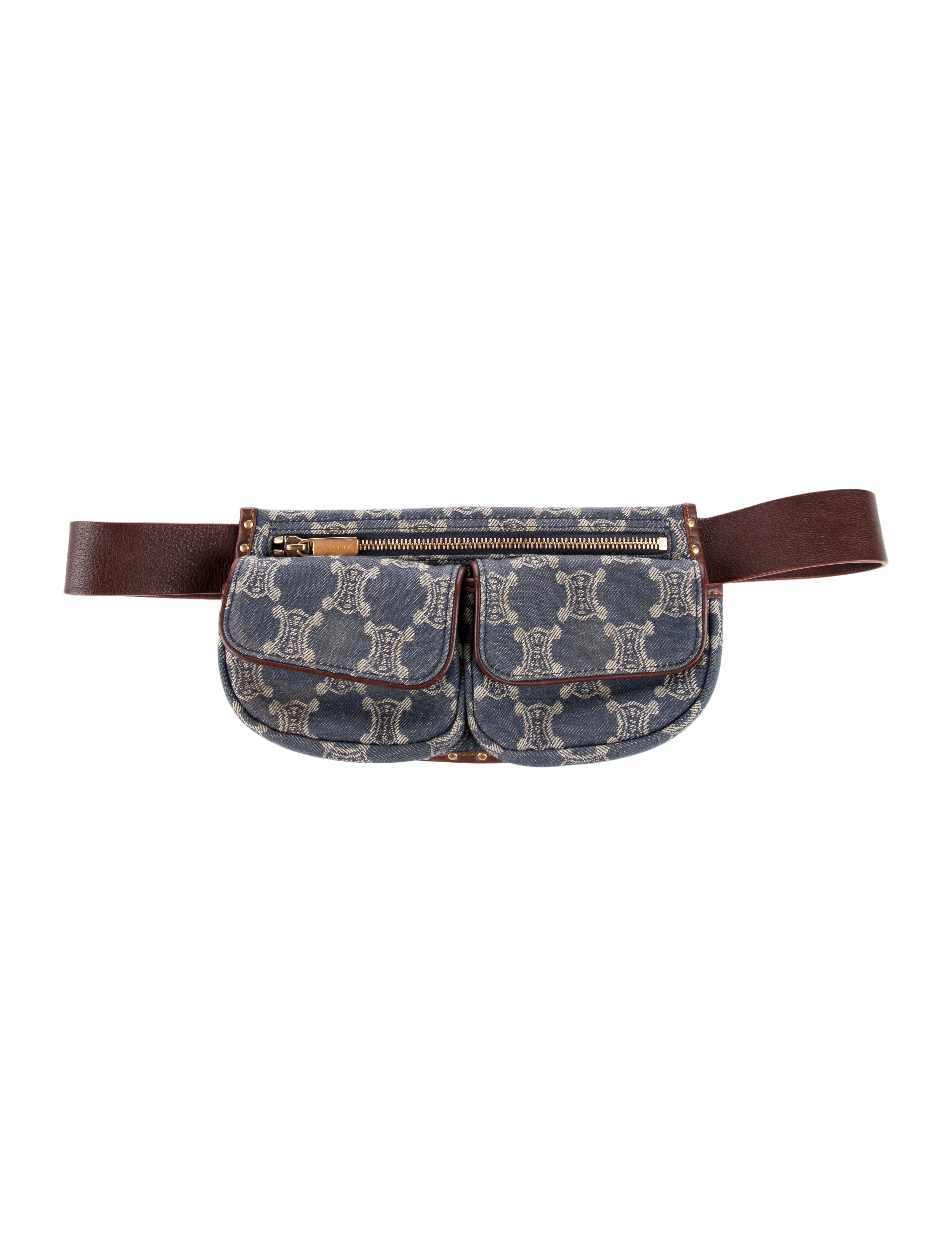 Celine Vintage Denim Belt Bag - Blue Waist Bags, Handbags - CEL251546 ...