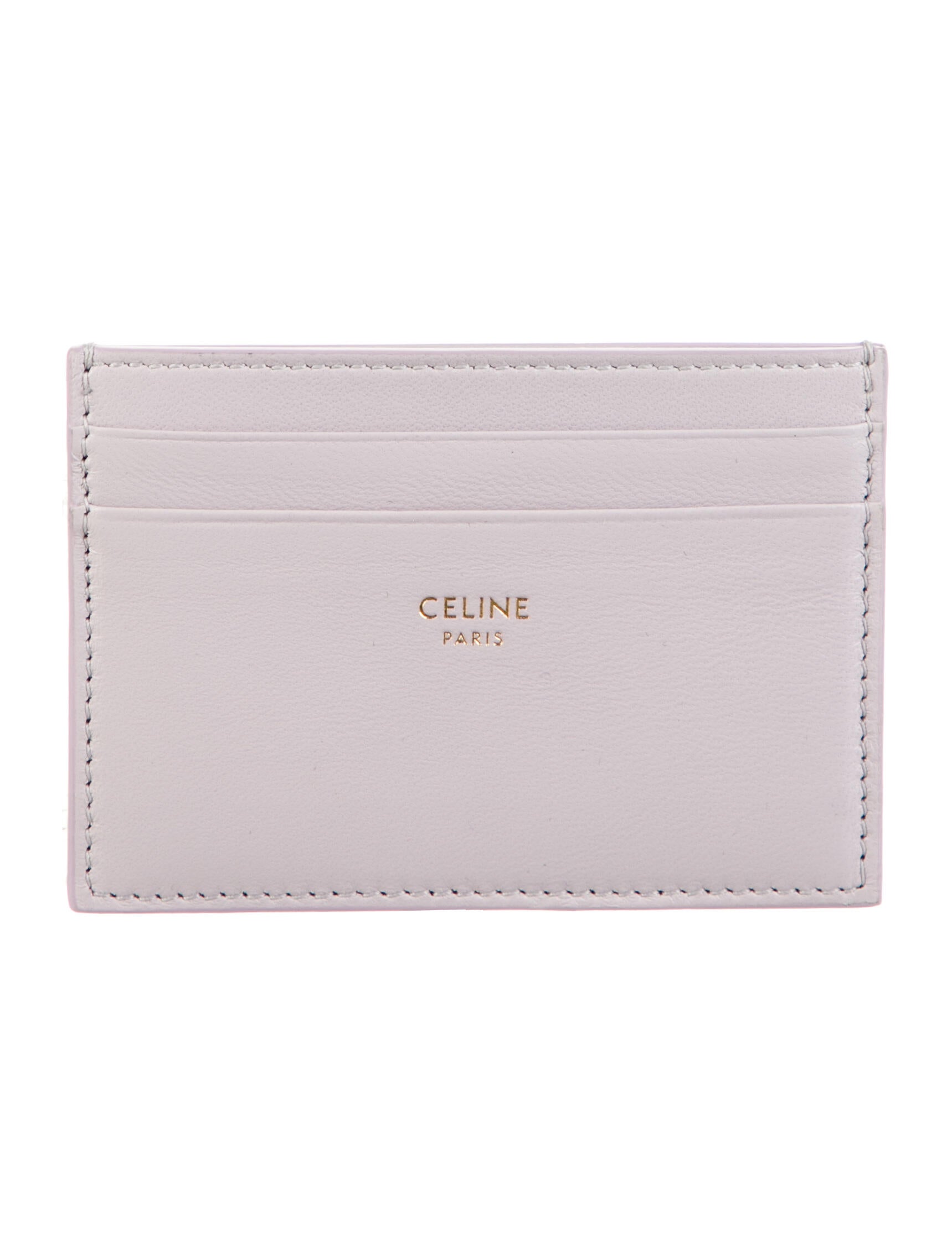 Celine Leather Card Holder - Purple Wallets, Accessories - CEL254100 ...
