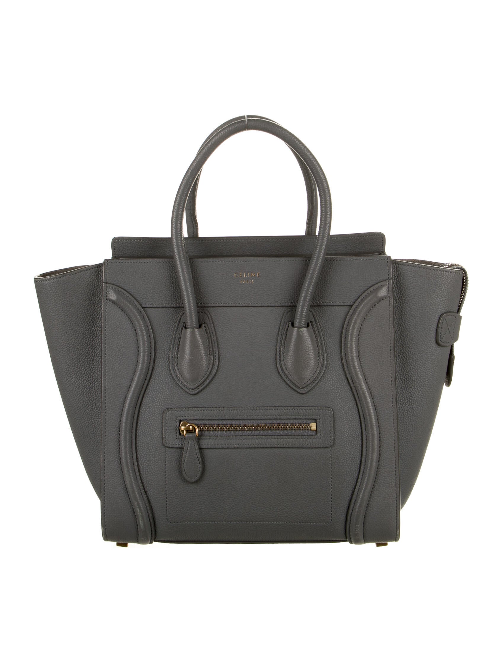 Celine Céline Micro Luggage Tote - Blue Handle Bags, Handbags ...