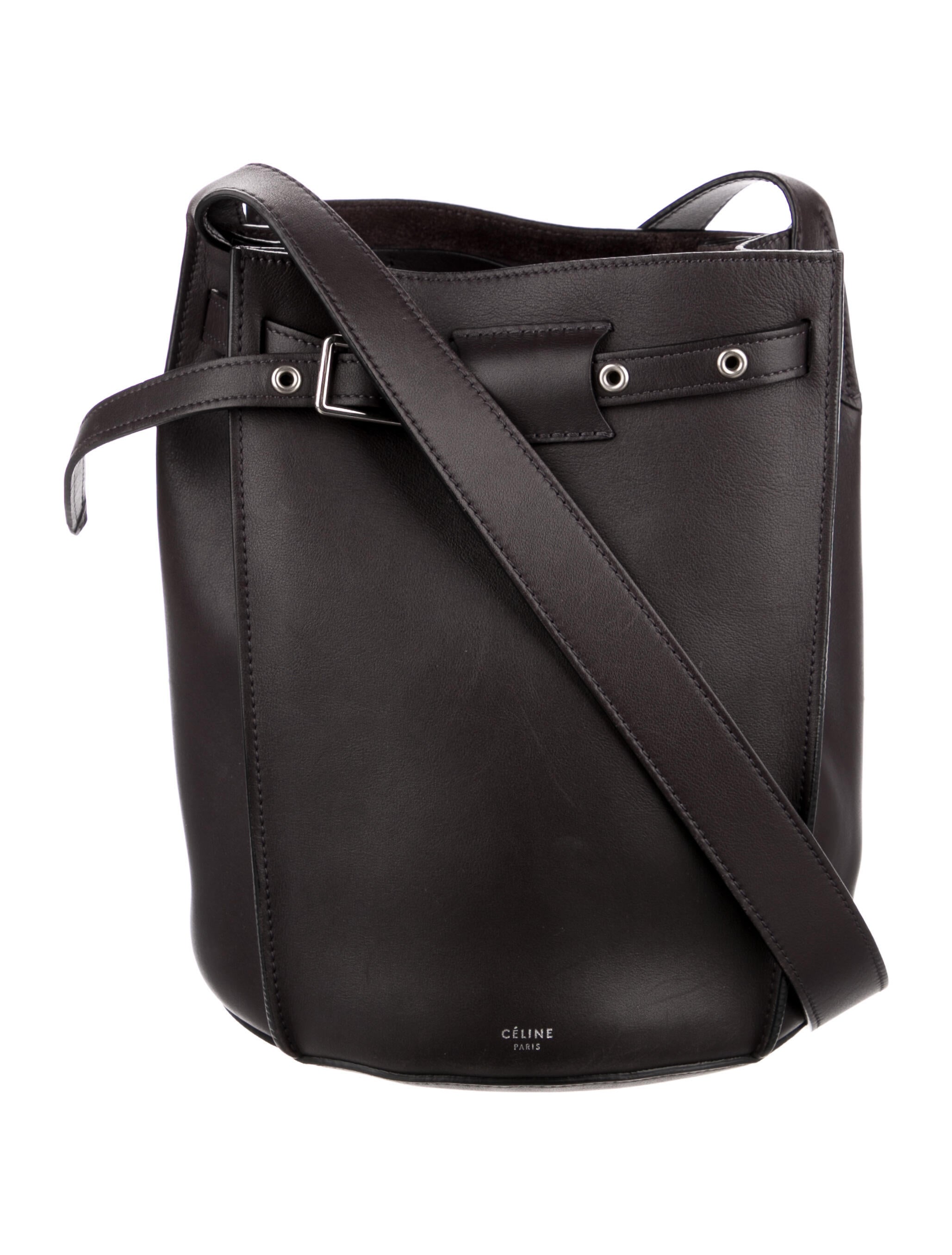 Celine Big Bucket Bag - Grey Bucket Bags, Handbags - CEL255703 | The ...