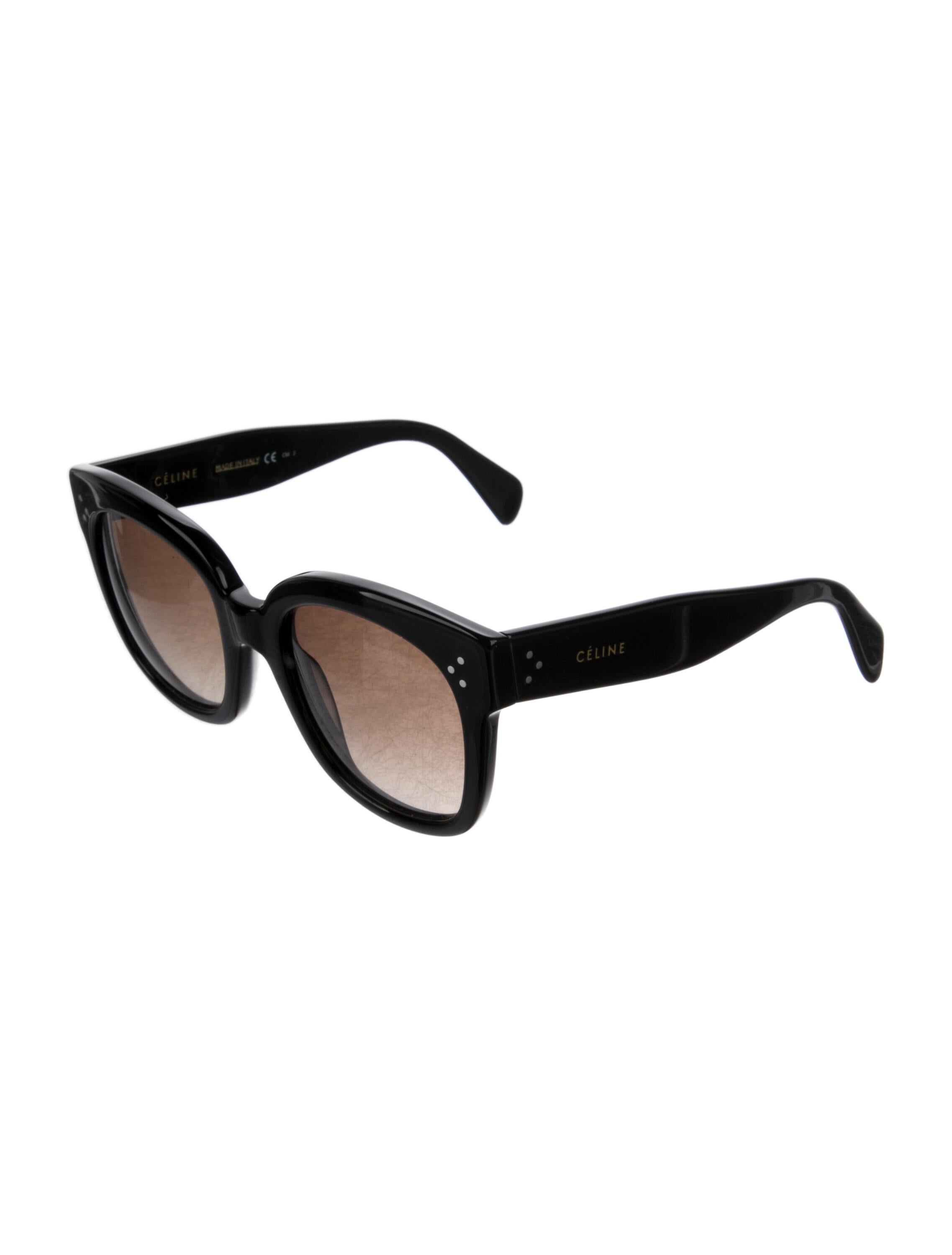 Celine Céline Drop Aviator Sunglasses - Black Sunglasses, Accessories ...