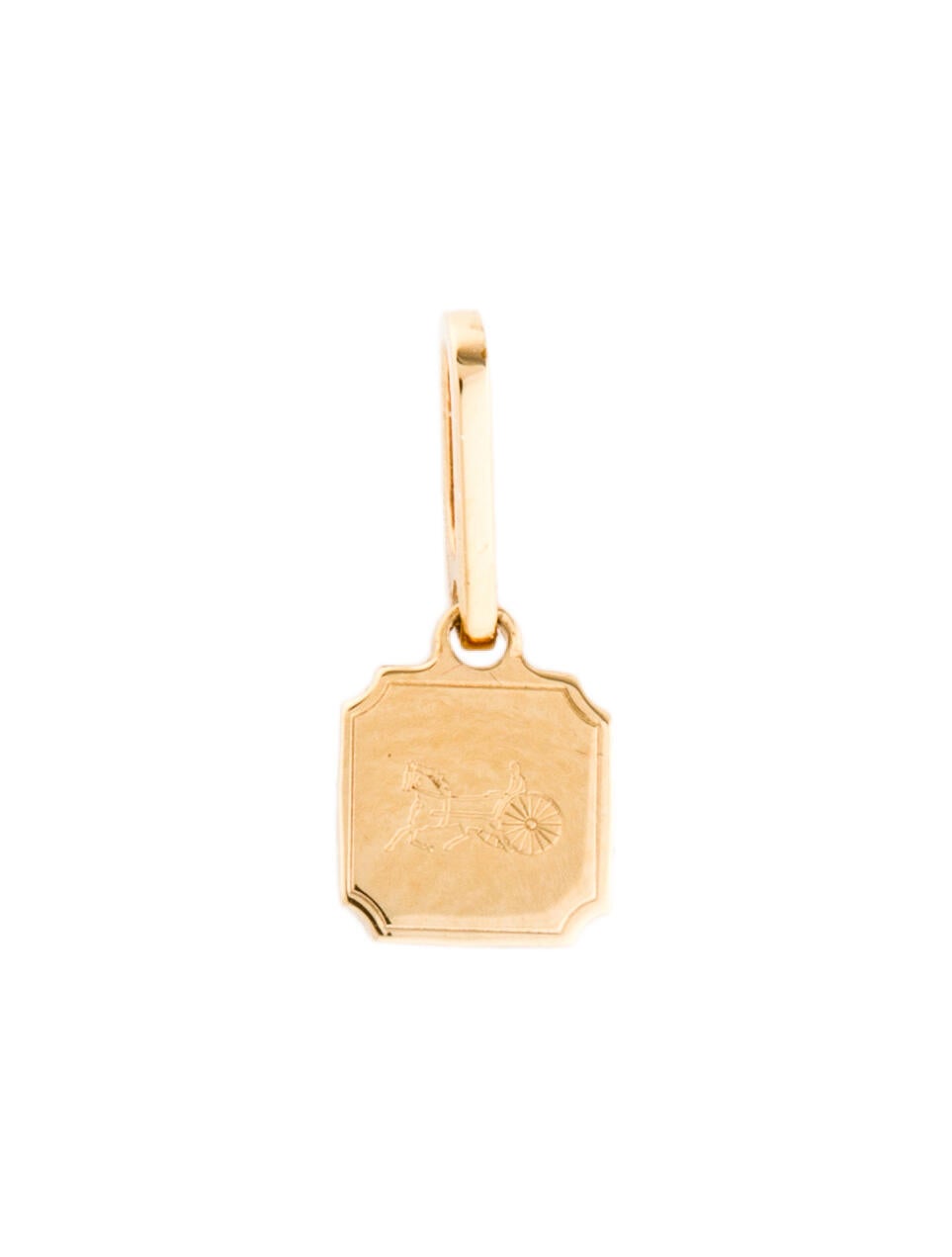 Celine Logo Pendant - Gold-Tone Metal Pendant Necklace, Necklaces ...