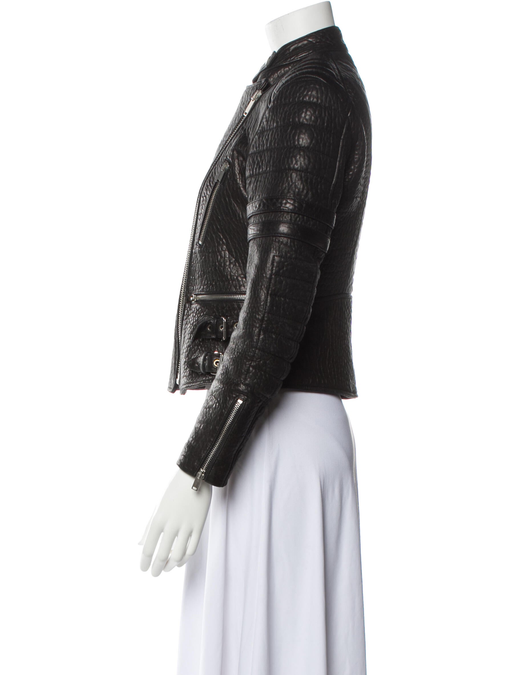 Celine Leather Biker Jacket - Black Jackets, Clothing - CEL258675 | The ...