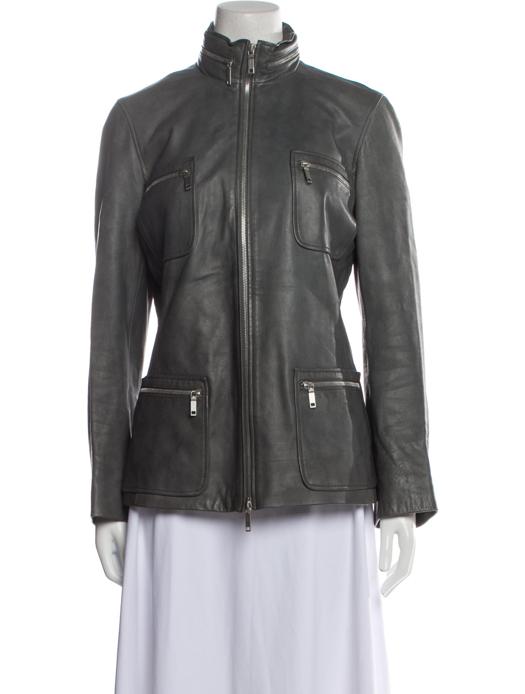 Celine Vintage Late 1990's - Early 2000's Utility Jacket - Grey Jackets ...