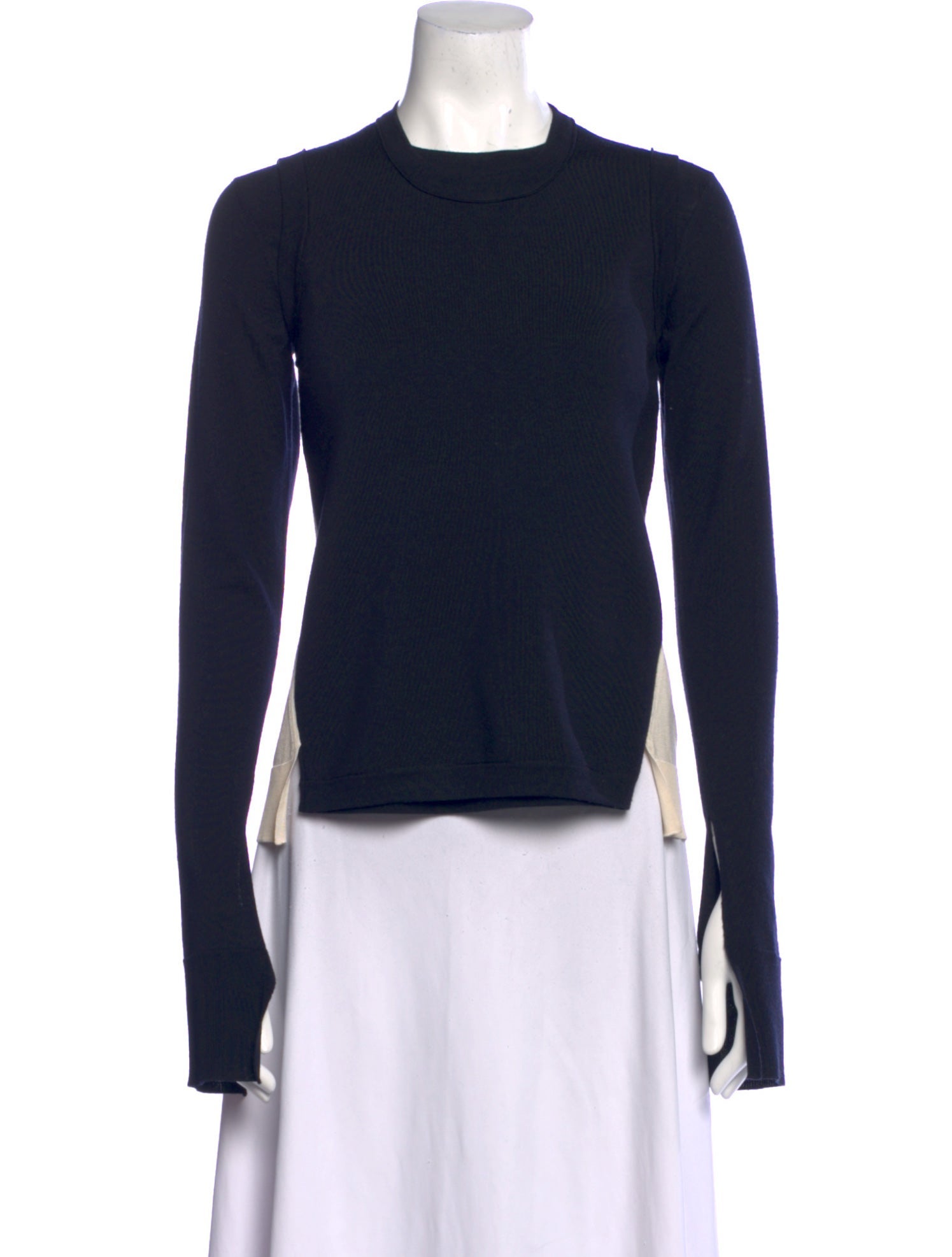 Celine Crew Neck Sweater - Blue Knitwear, Clothing - CEL261474 | The ...