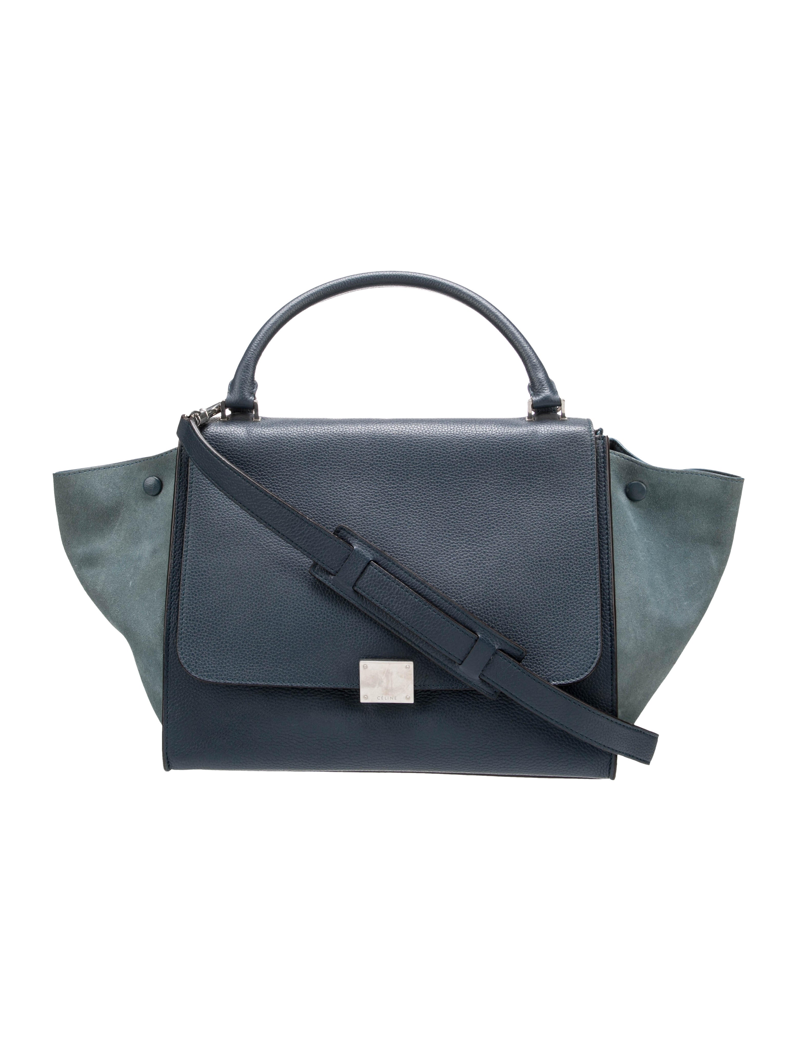 Celine Medium Trapeze Bag - Grey Handle Bags, Handbags - CEL262858 ...
