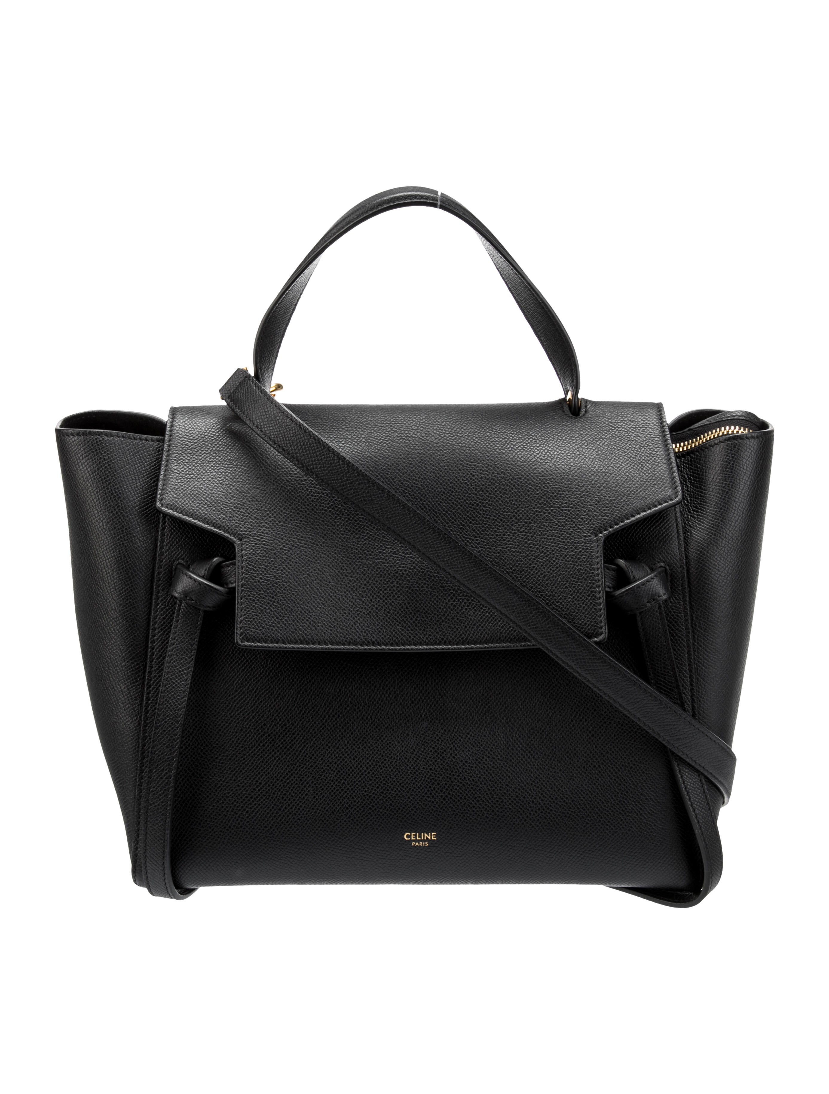 Celine Mini Belt Bag - Black Shoulder Bags, Handbags - CEL267805 | The ...