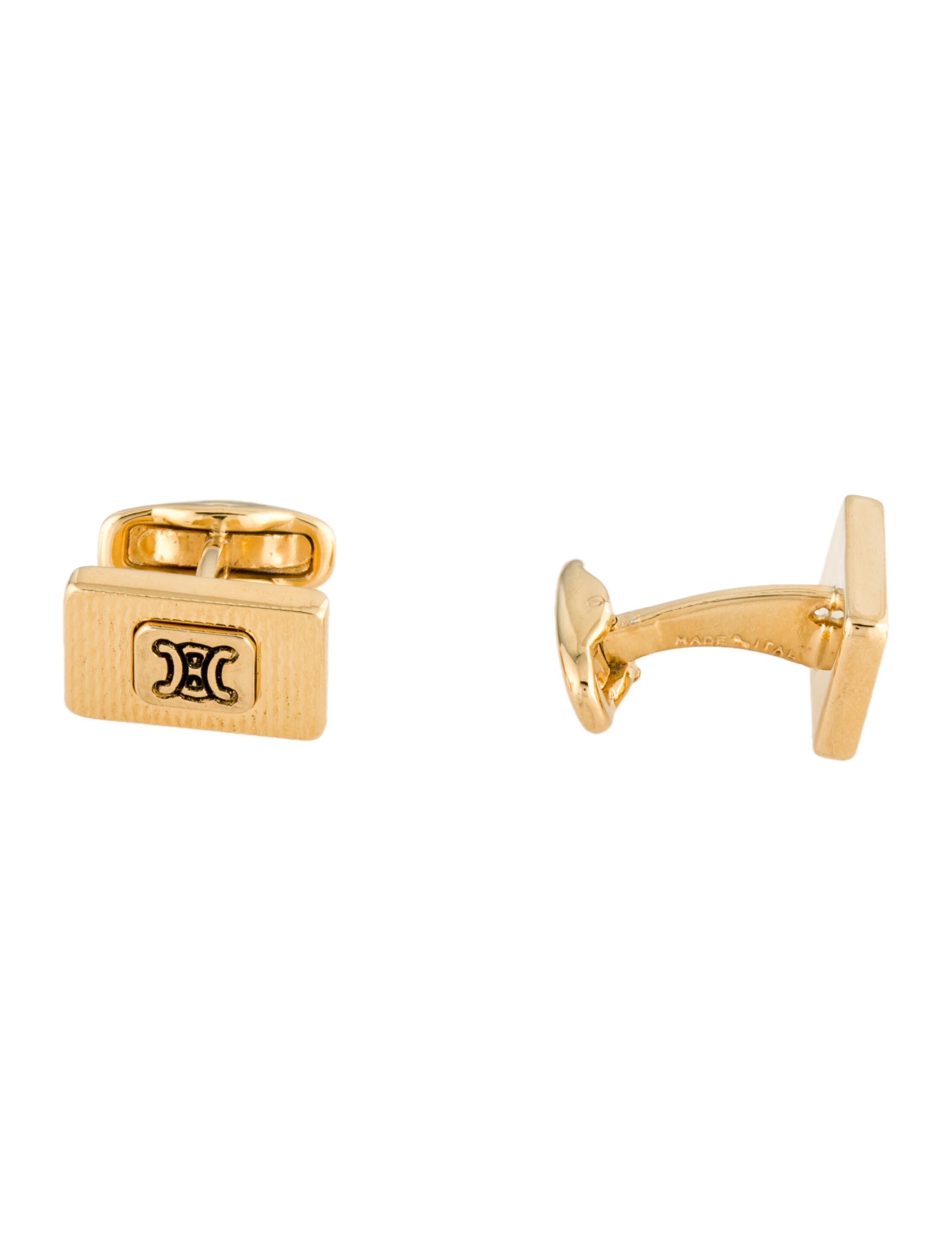 Louis Vuitton Logo Cufflinks - Sterling Silver - LOU213455 | The RealReal