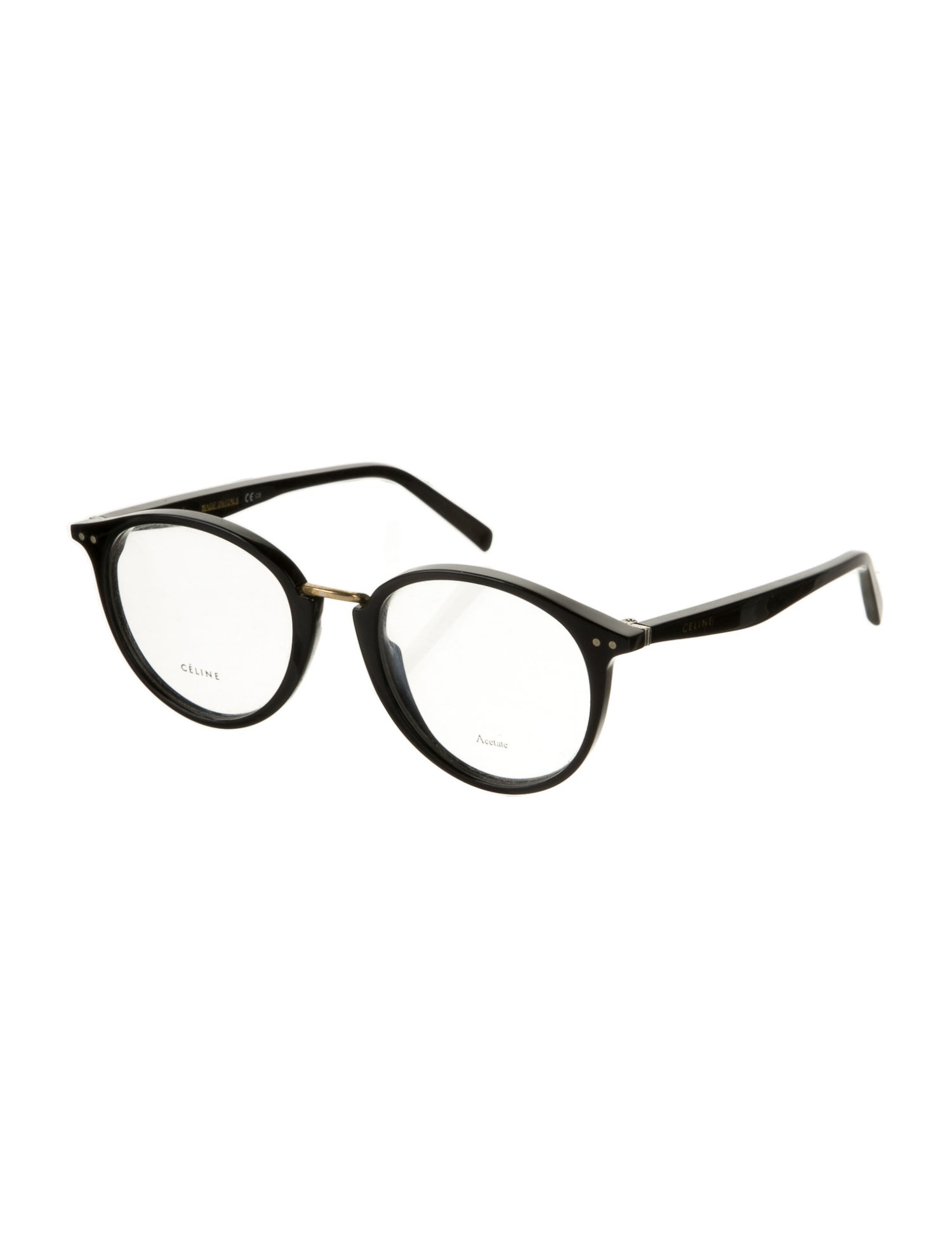 Celine Round Eyeglasses - Black Eyeglasses, Accessories - CEL271117 ...
