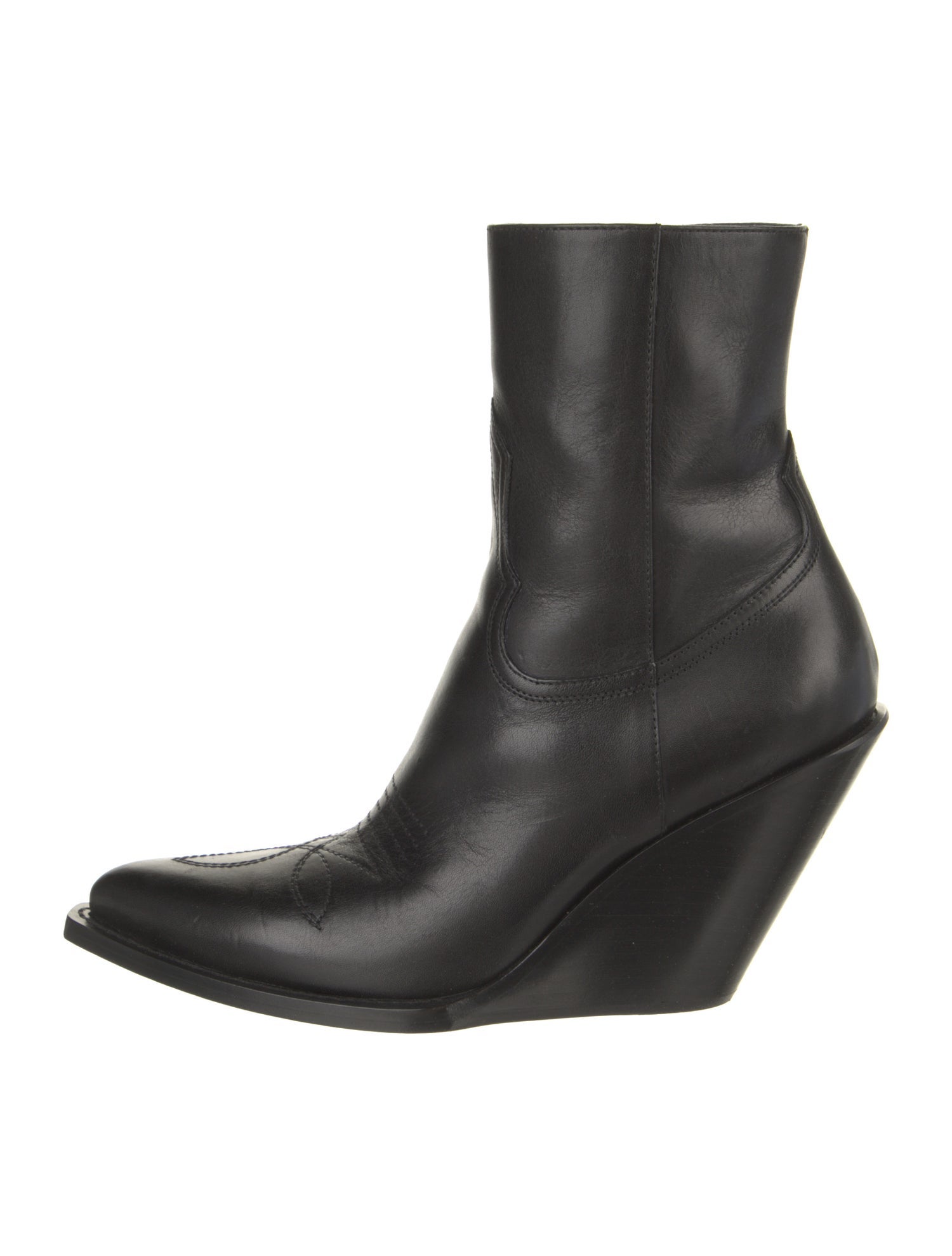 Celine Leather Boots - Black Boots, Shoes - CEL272971 | The RealReal