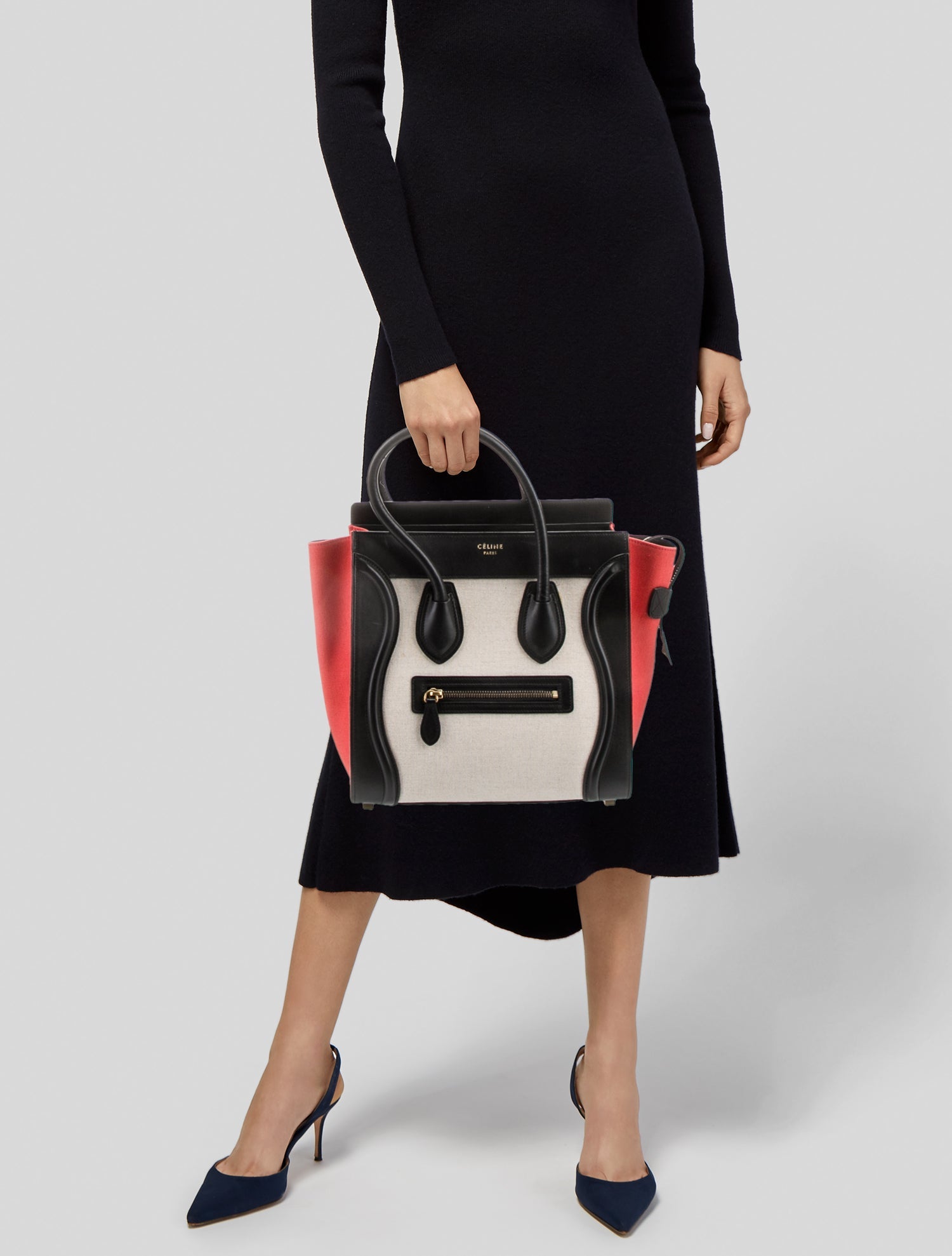 Celine Micro Luggage Tote - Neutrals Totes, Handbags - CEL274498 | The ...