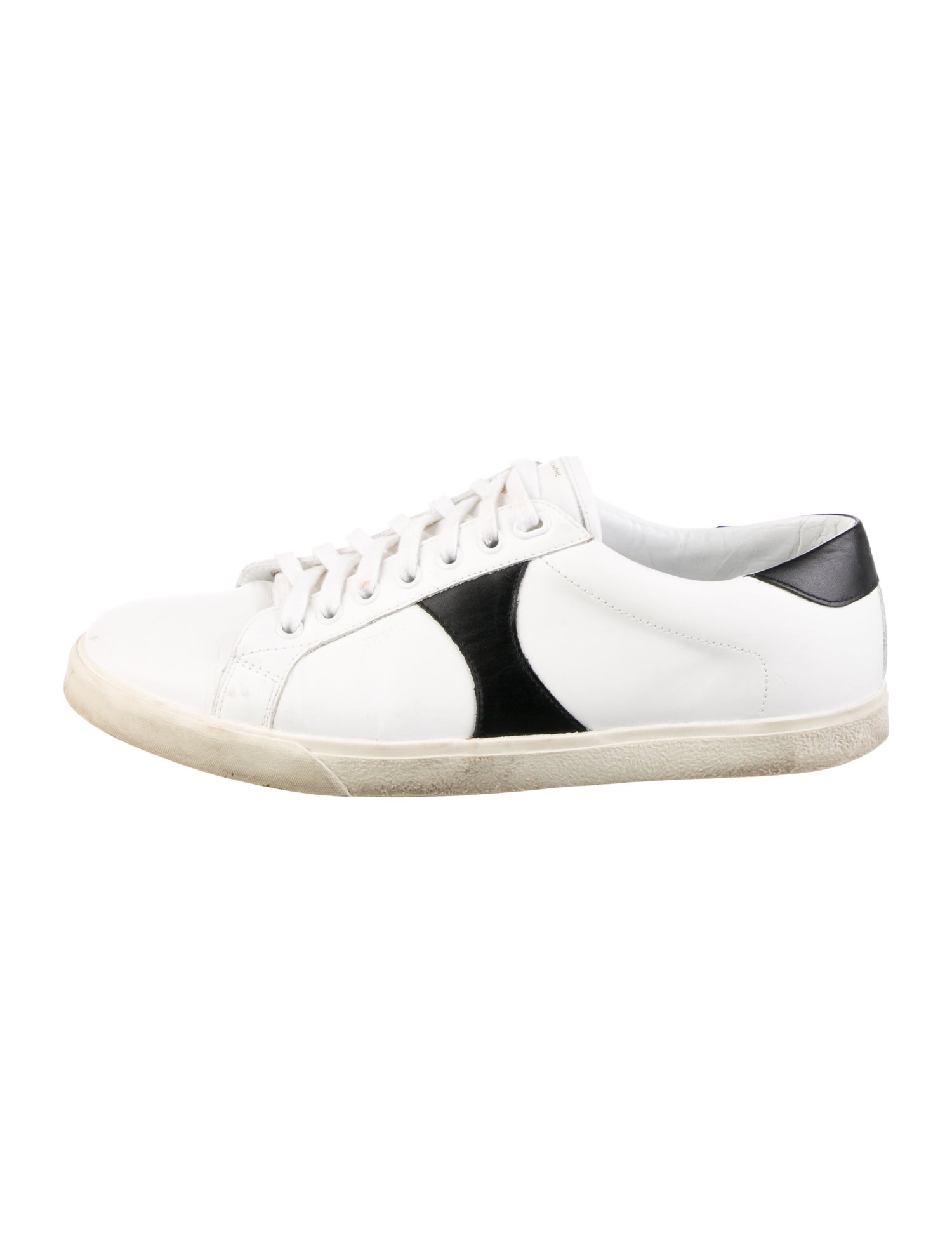 Celine Leather Colorblock Pattern Sneakers - White Sneakers, Shoes ...