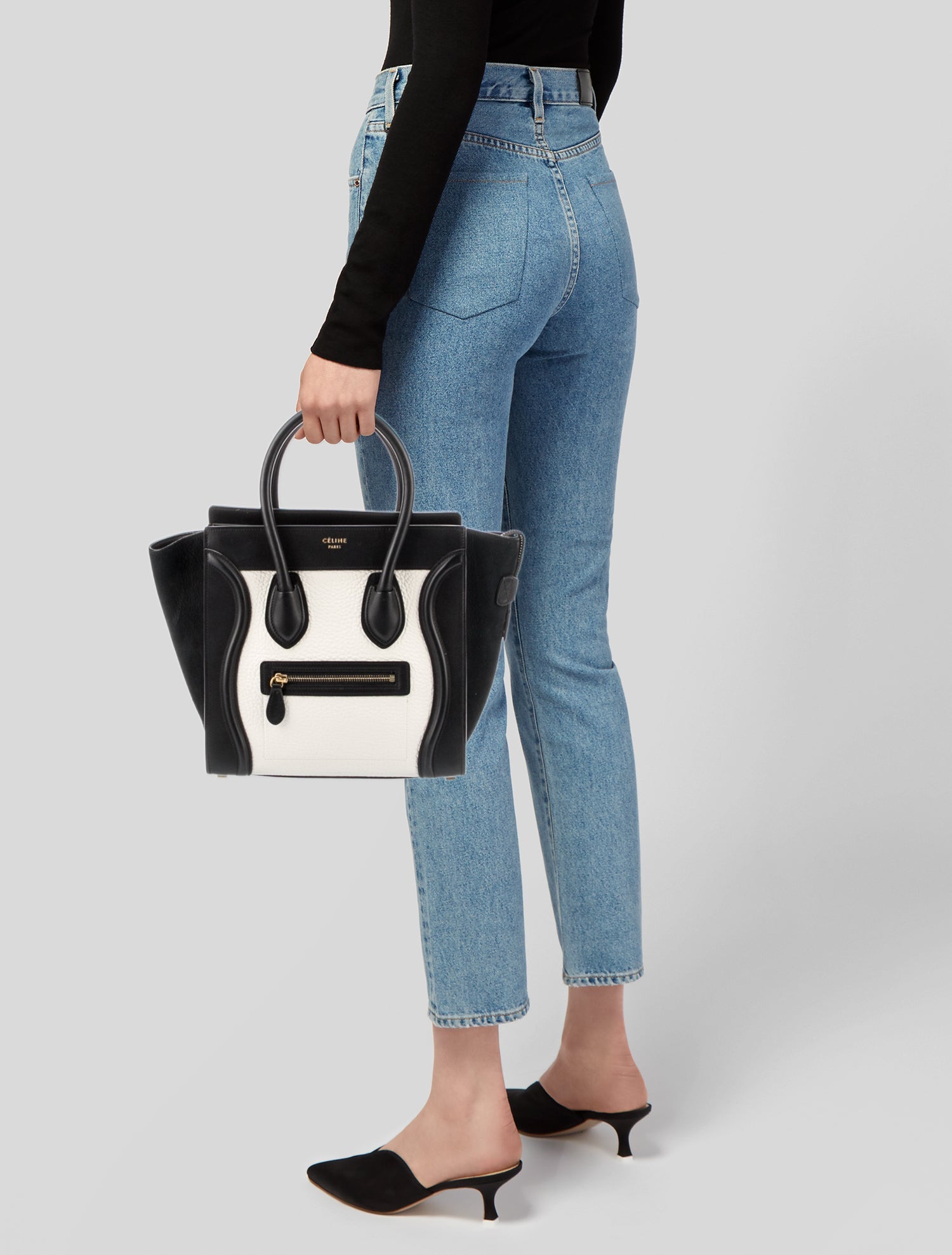 Celine Micro Luggage Tote - Black Totes, Handbags - CEL276001 | The ...