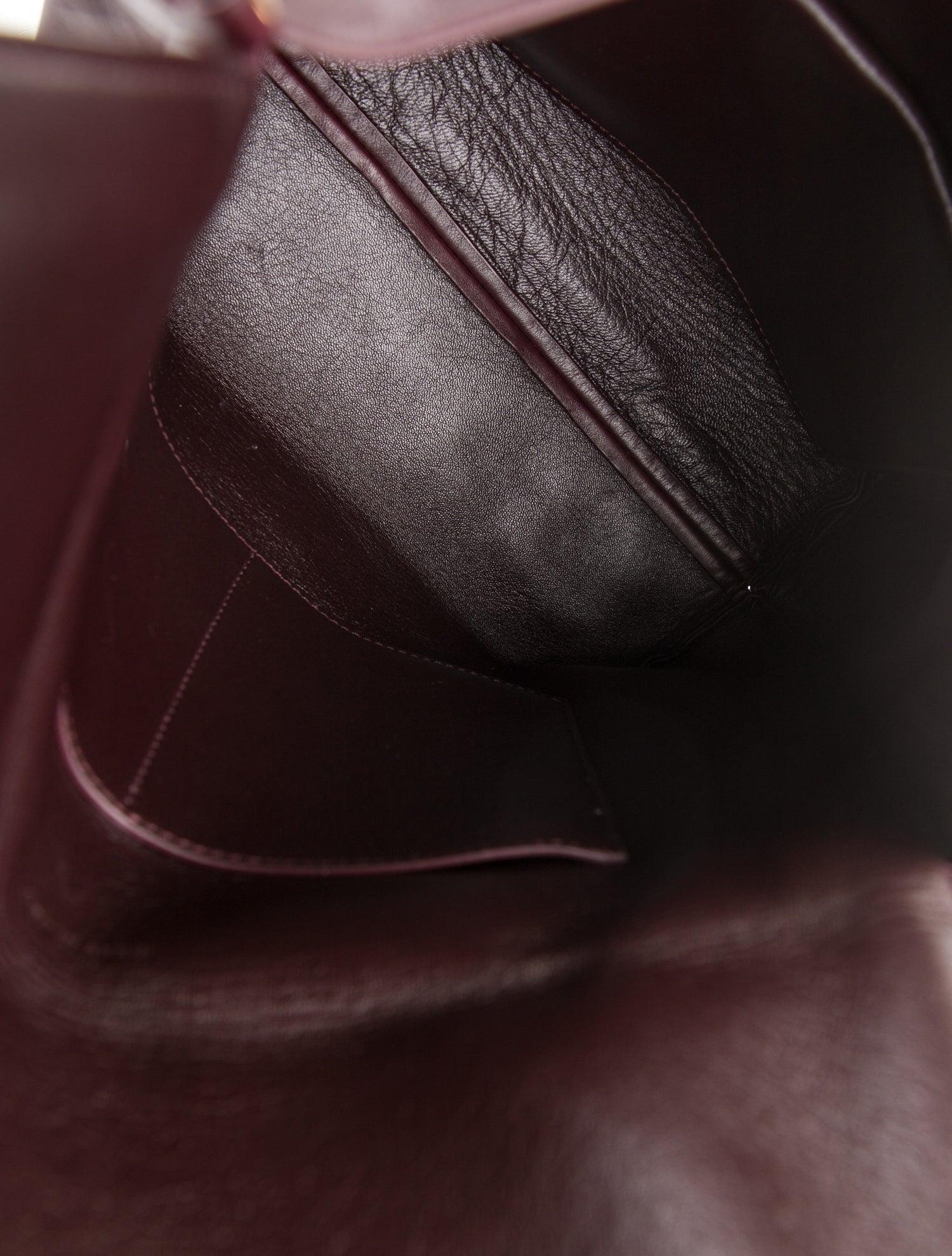 Celine Clasp Shoulder Bag - Burgundy Shoulder Bags, Handbags ...