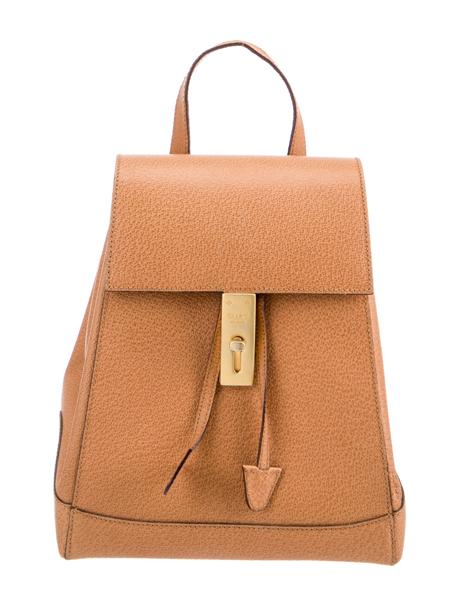 Celine Leather Backpack - Brown Backpacks, Handbags - CEL277150 | The ...