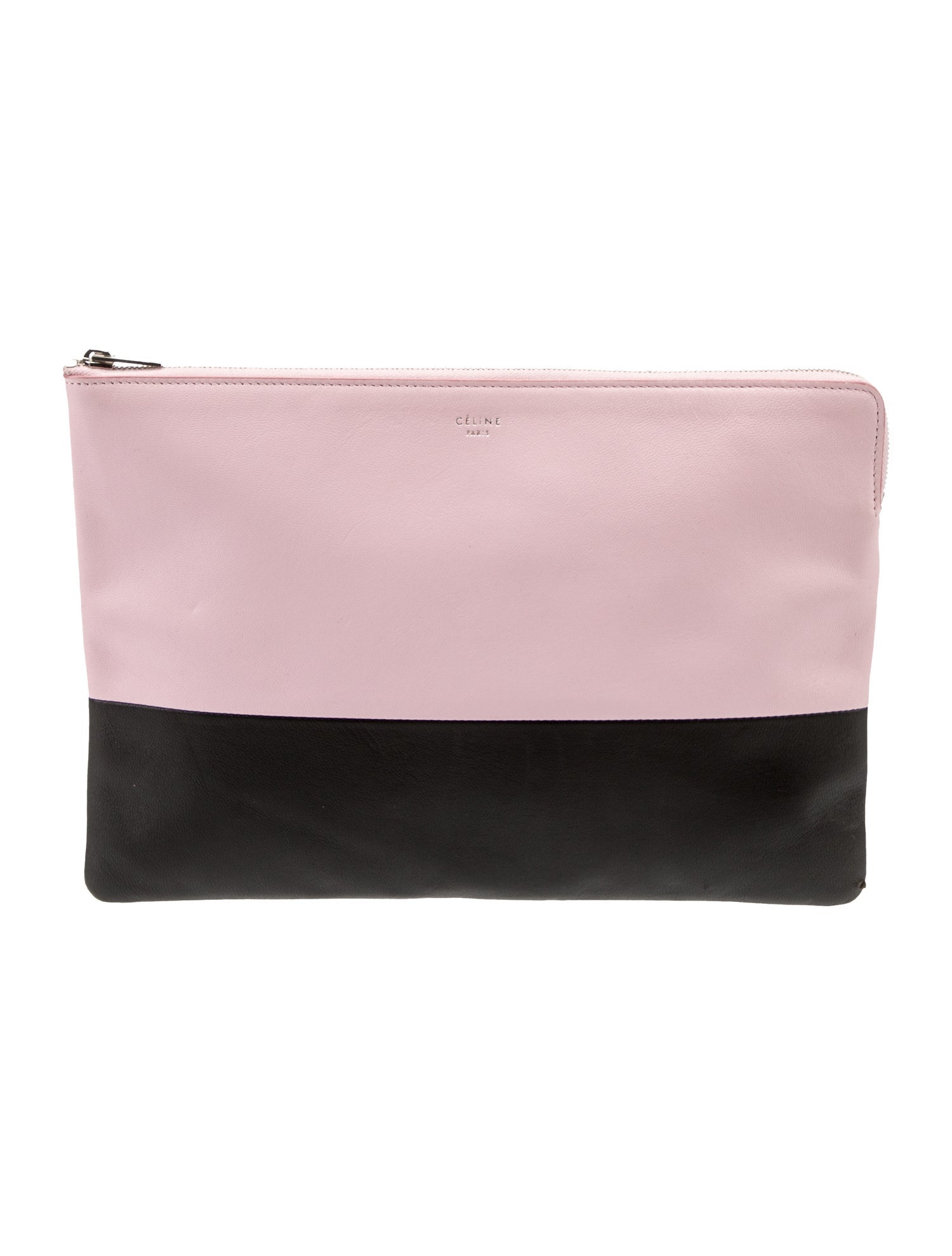 Celine Bicolor Solo Pouch - Pink Clutches, Handbags - CEL277200 | The ...