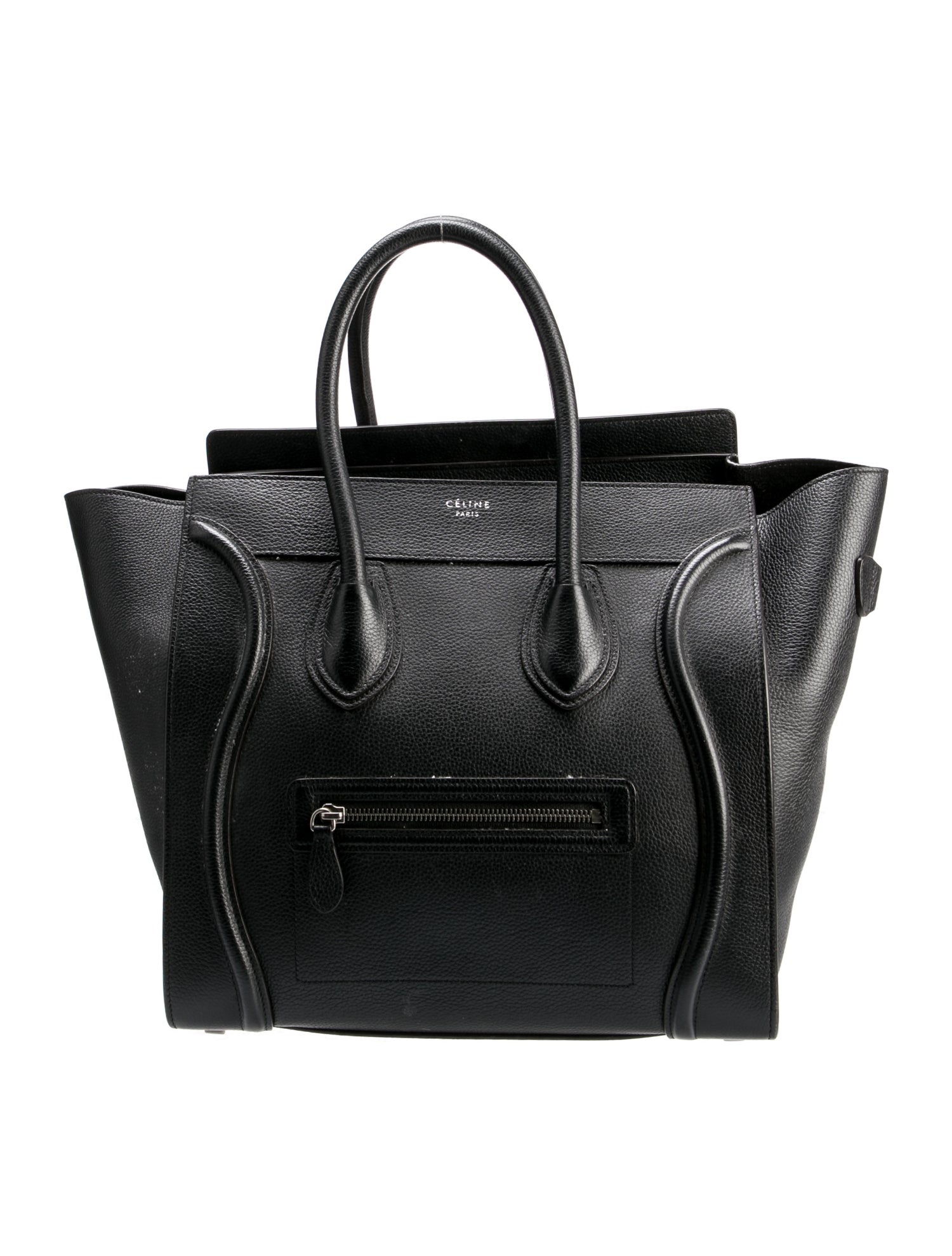 Celine Mini Luggage Tote - Black Totes, Handbags - CEL278496 | The RealReal