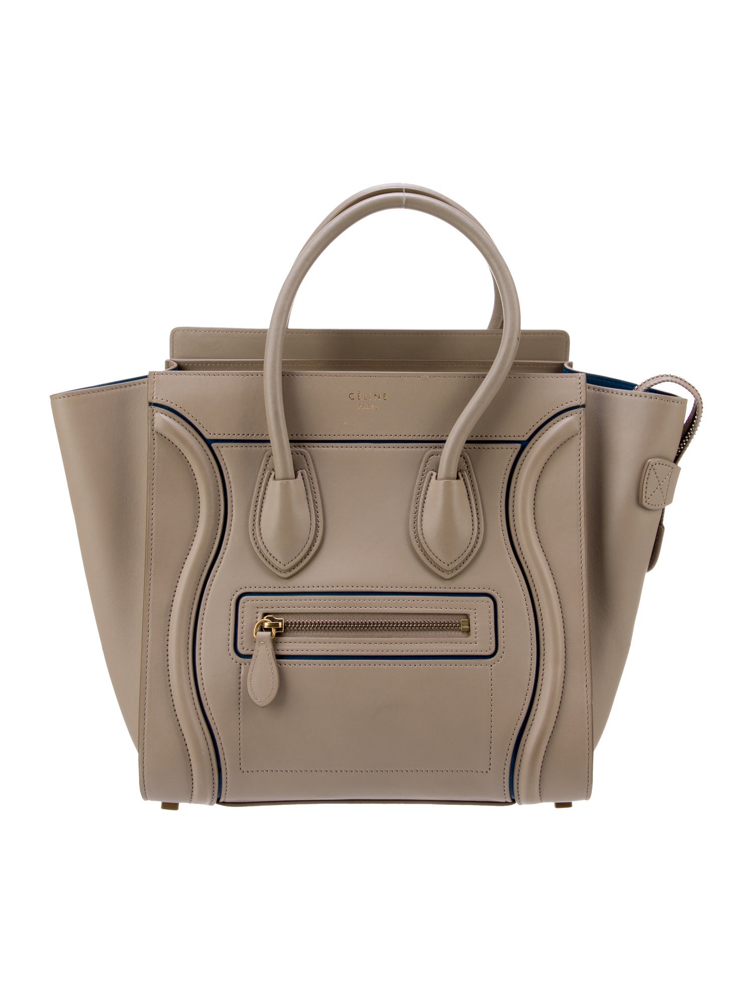 Celine Micro Luggage Tote - Burgundy Totes, Handbags - CEL282999 | The ...