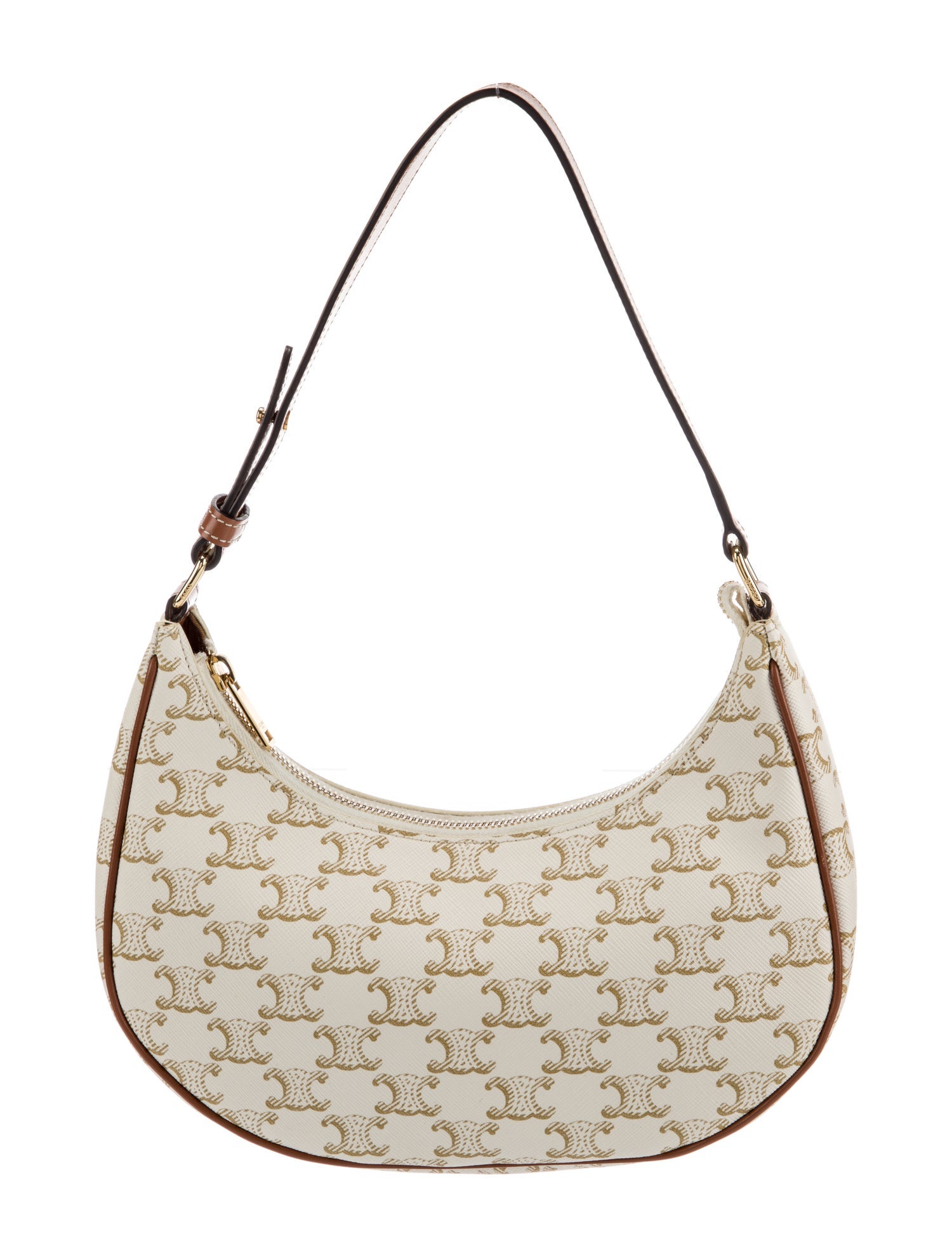 Celine Triomphe Ava Shoulder Bag - Brown Shoulder Bags, Handbags ...