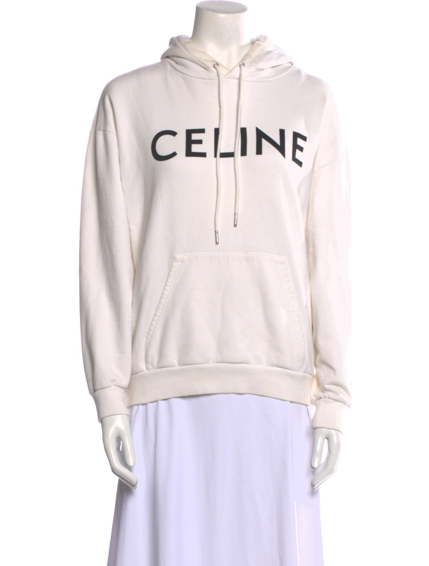 Celine 2021 Graphic Print Sweatshirt - White Tops, Clothing - CEL279381 ...