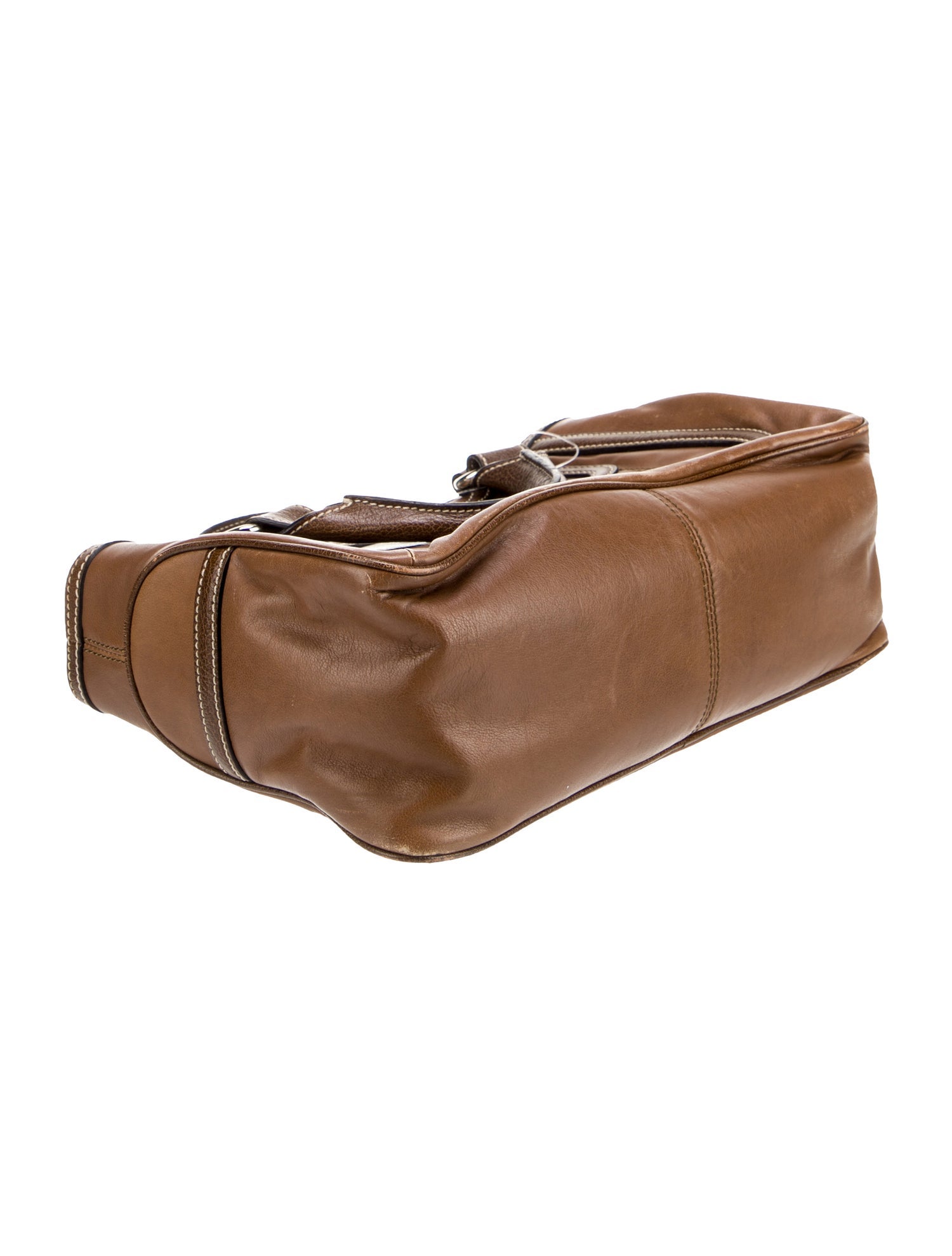 Celine Leather Boogie Bag - Brown Handle Bags, Handbags - CEL280875 ...