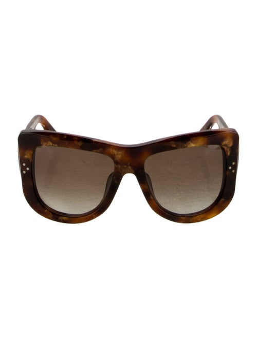 Celine Shield Gradient Sunglasses Gem