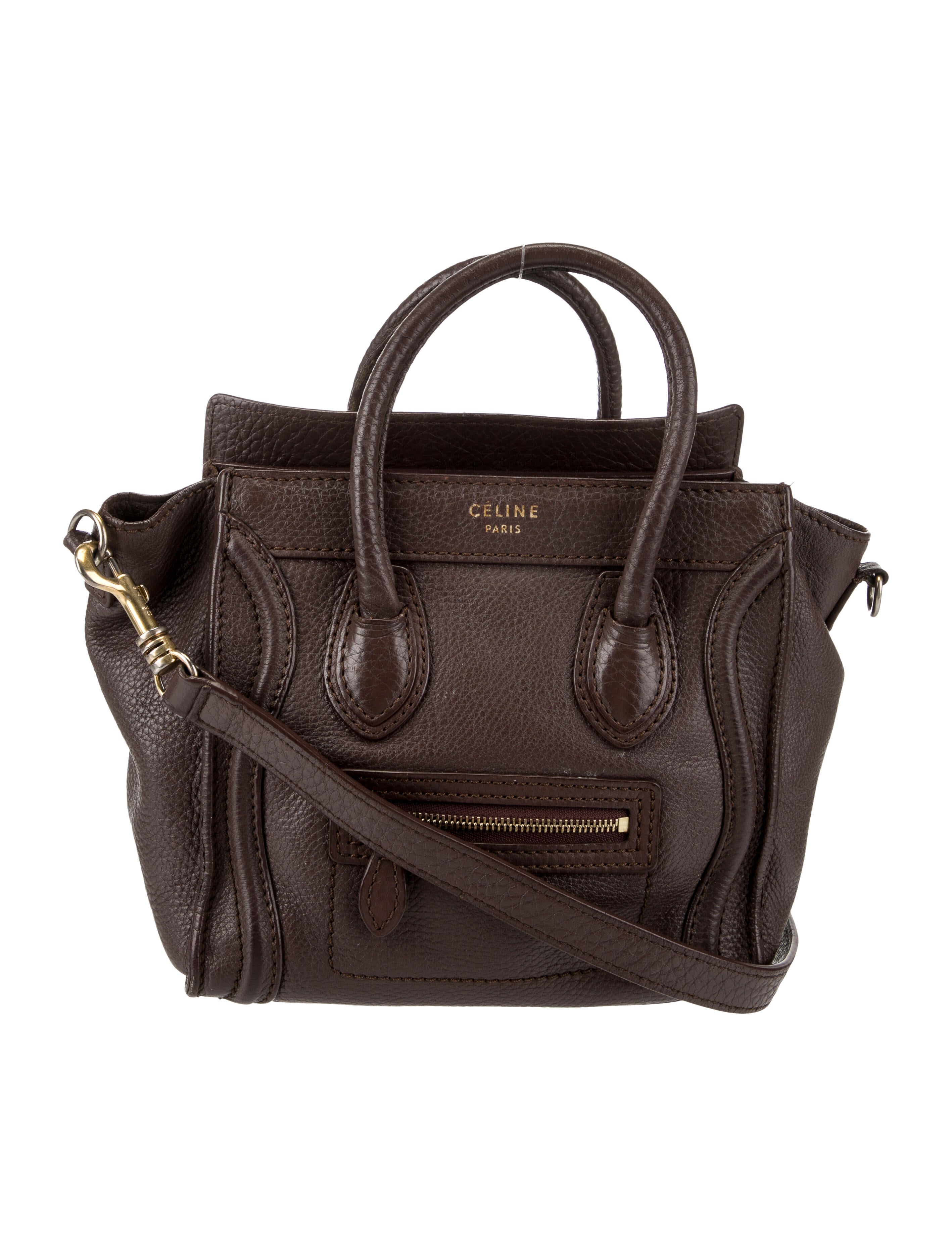 Celine Nano Luggage Tote - Black Totes, Handbags - CEL287558 | The RealReal