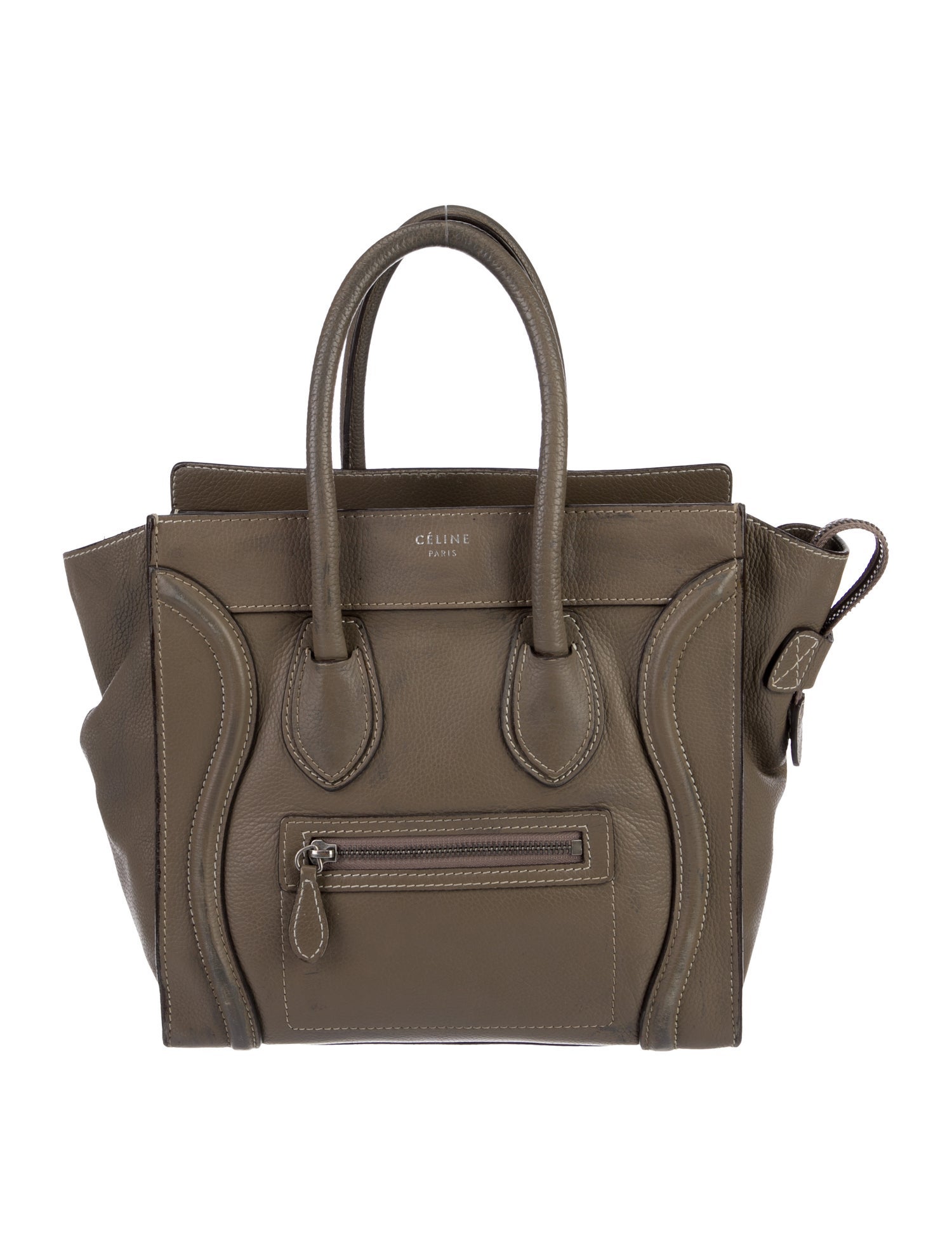 Celine Micro Luggage Tote - Orange Totes, Handbags - CEL277332 | The ...