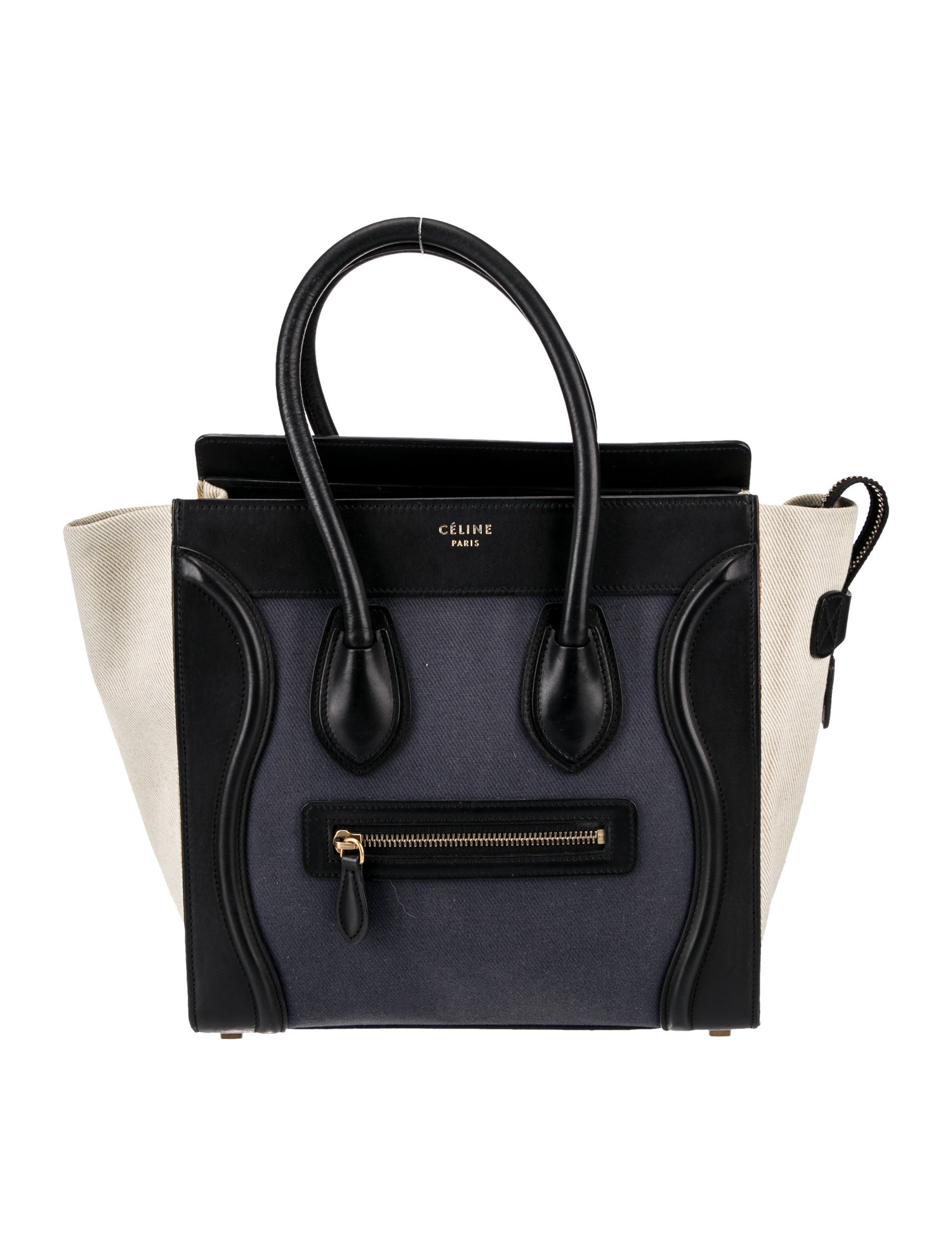 Celine Micro Luggage Tote - Blue Totes, Handbags - CEL282697 | The RealReal