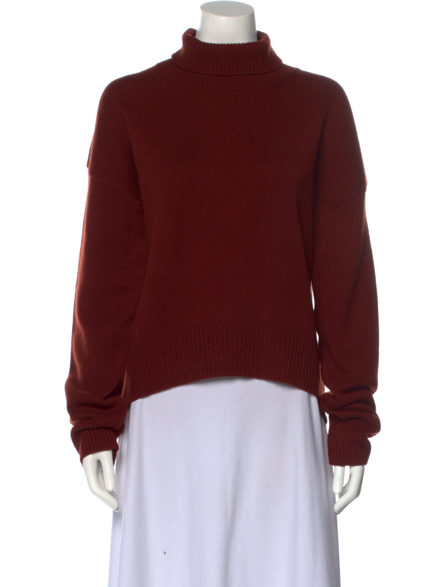 Celine Cashmere Turtleneck Sweater w/ Tags - Neutrals Knitwear ...
