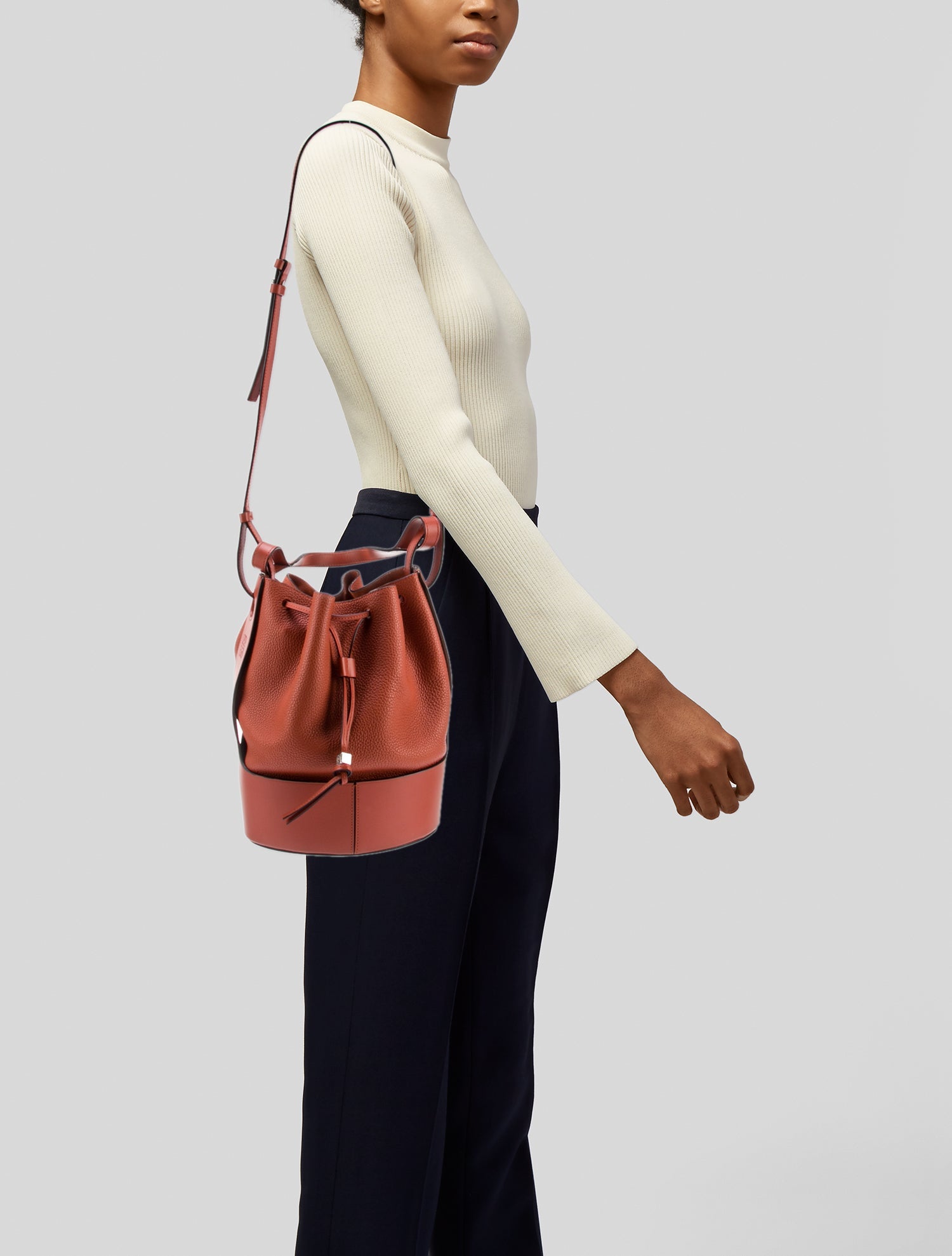 Loewe Canvas Balloon Bag - Neutrals Bucket Bags, Handbags - LOW56213 ...