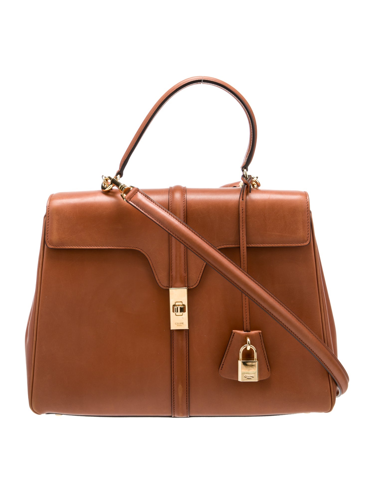 Celine Medium 16 Bag - Brown Handle Bags, Handbags - CEL287020 | The ...