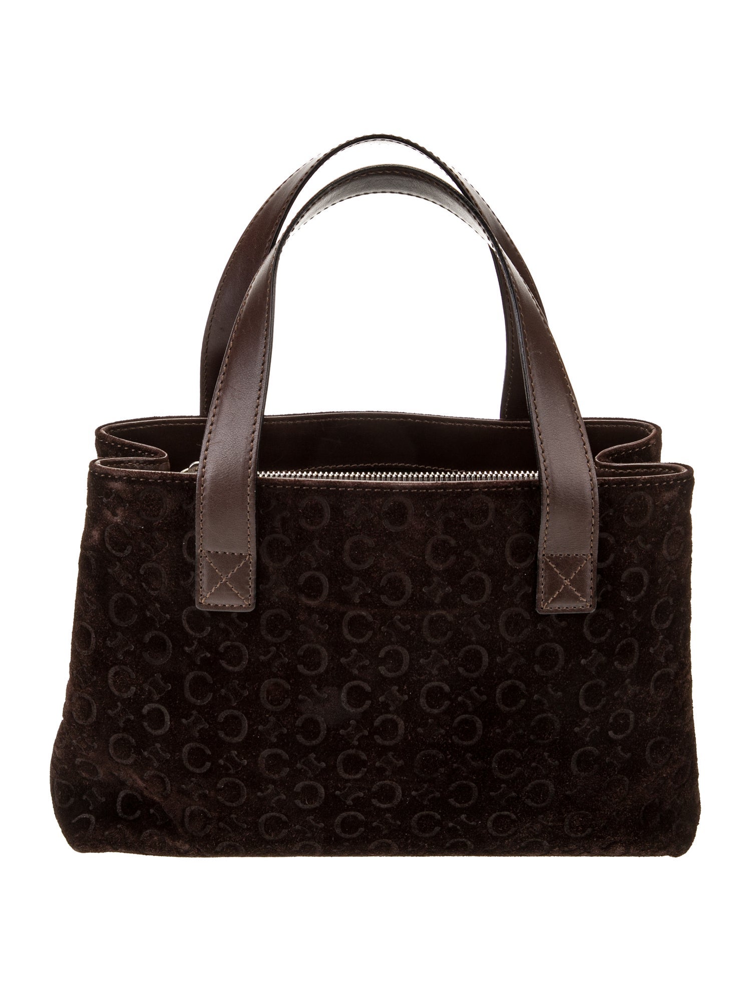 Celine Monogram Suede Tote - Brown Totes, Handbags - CEL287035 | The ...