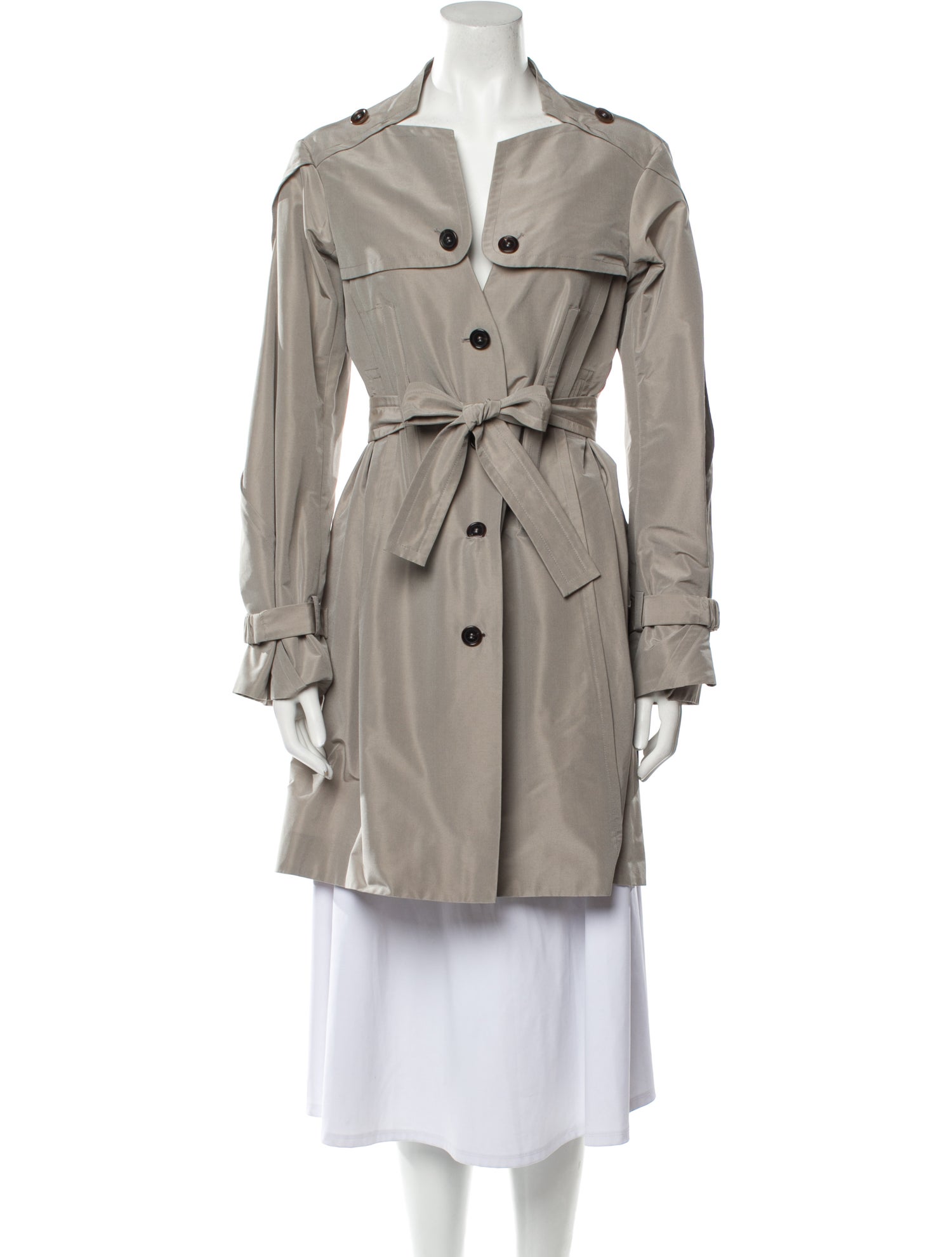 Celine Trench Coat - Neutrals Coats, Clothing - CEL287150 | The RealReal