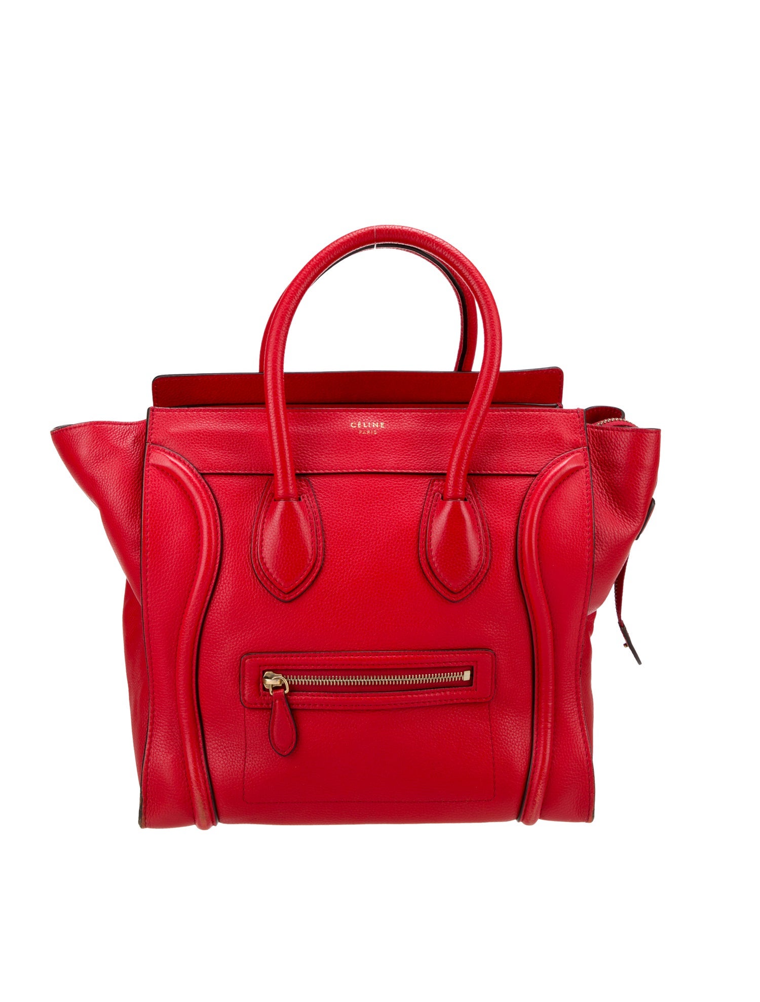 Celine Micro Luggage Tote - Orange Totes, Handbags - CEL277332 | The ...