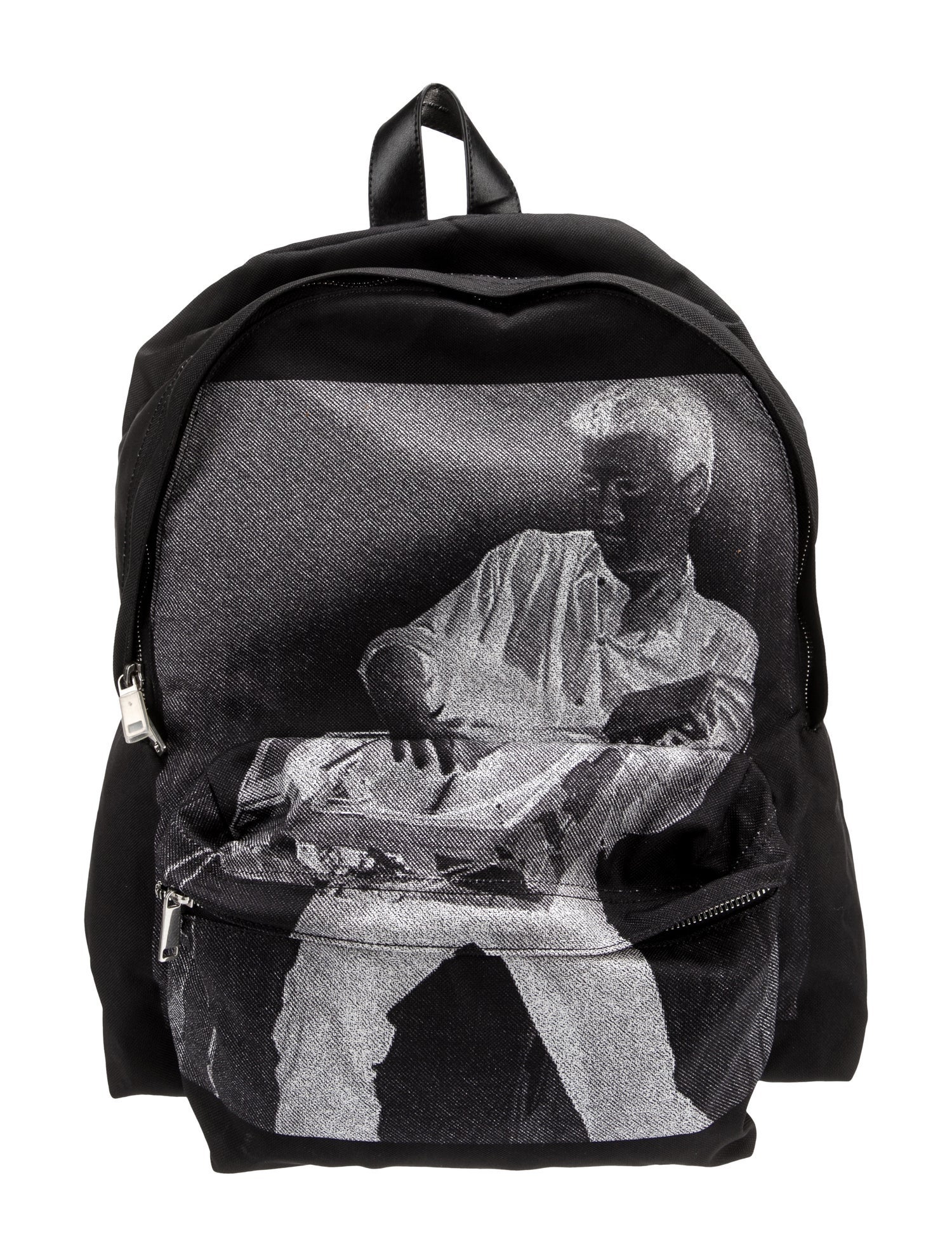 Celine x Christian Marclay Medium Canvas Backpack - Black Backpacks ...