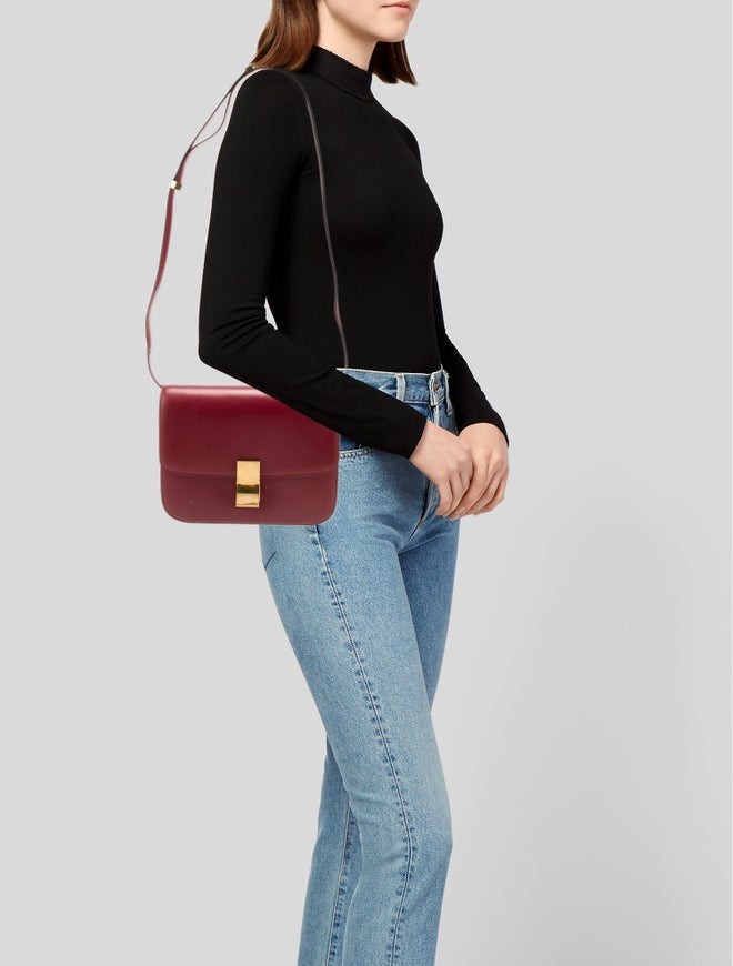 Celine Medium Classic Box Bag - Red Shoulder Bags, Handbags - CEL292529 ...