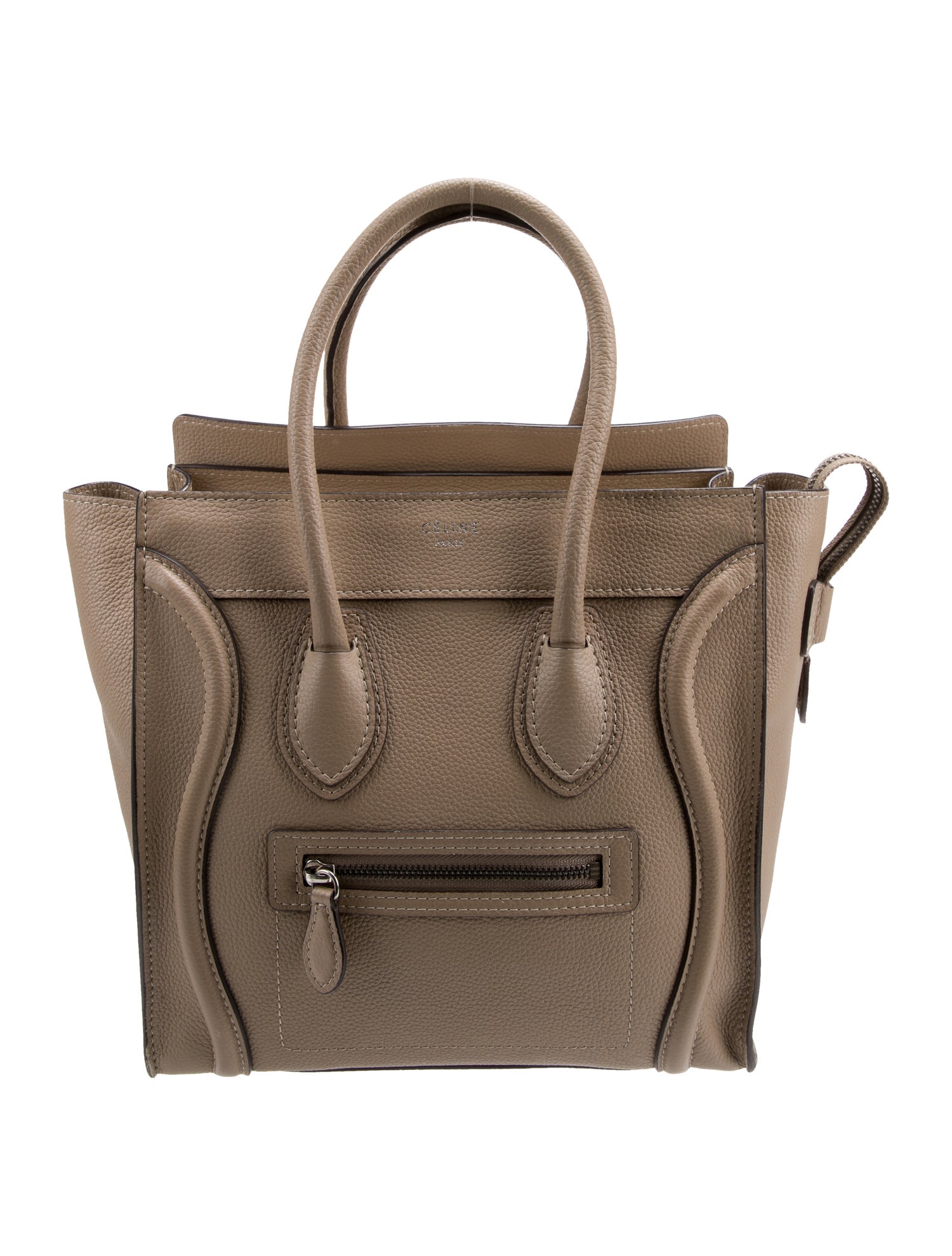 Celine Micro Luggage Tote - Neutrals Totes, Handbags - CEL293485 | The ...