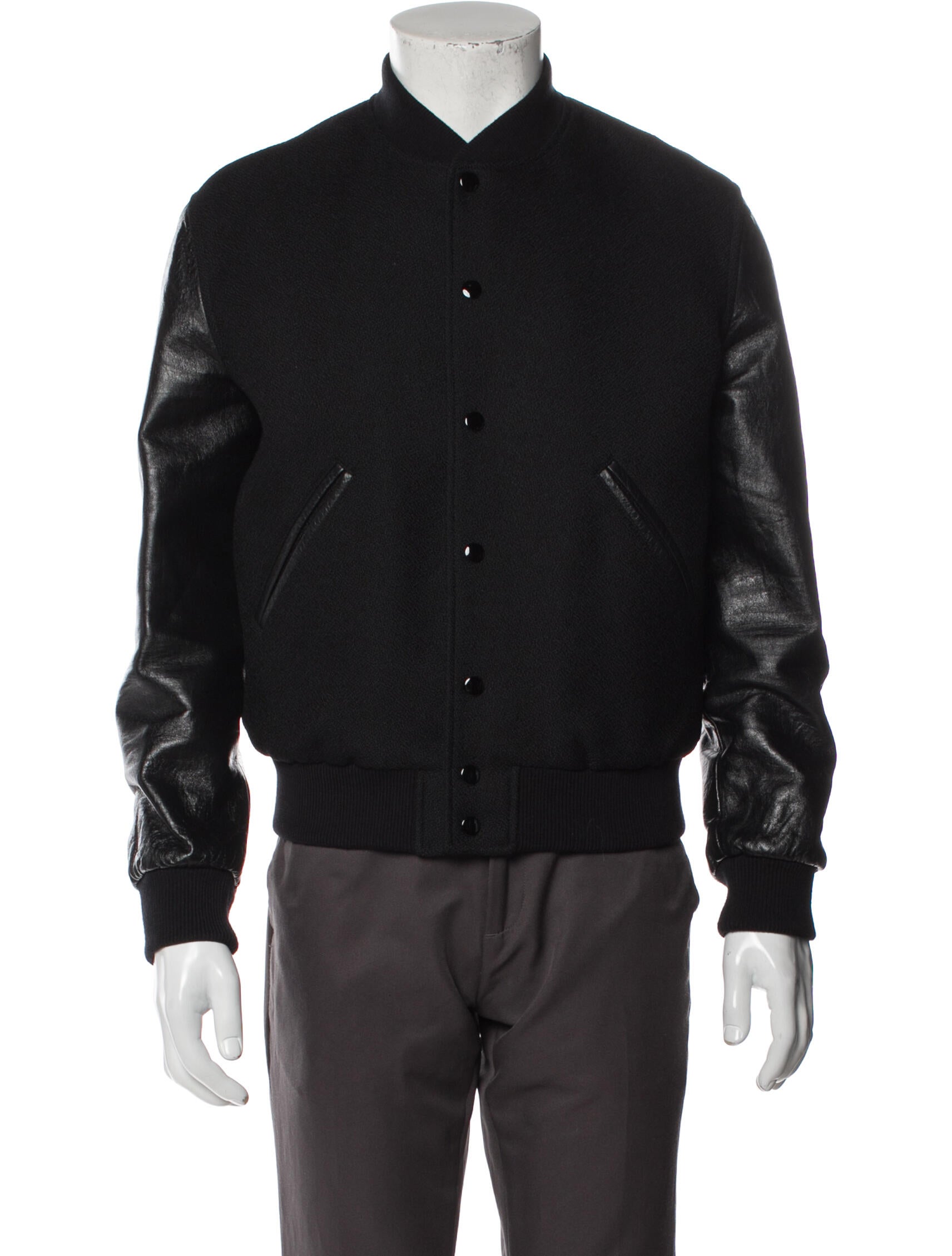 Celine 2019 x Christian Marclay 'Kabloosh' Varsity Jacket - Black ...