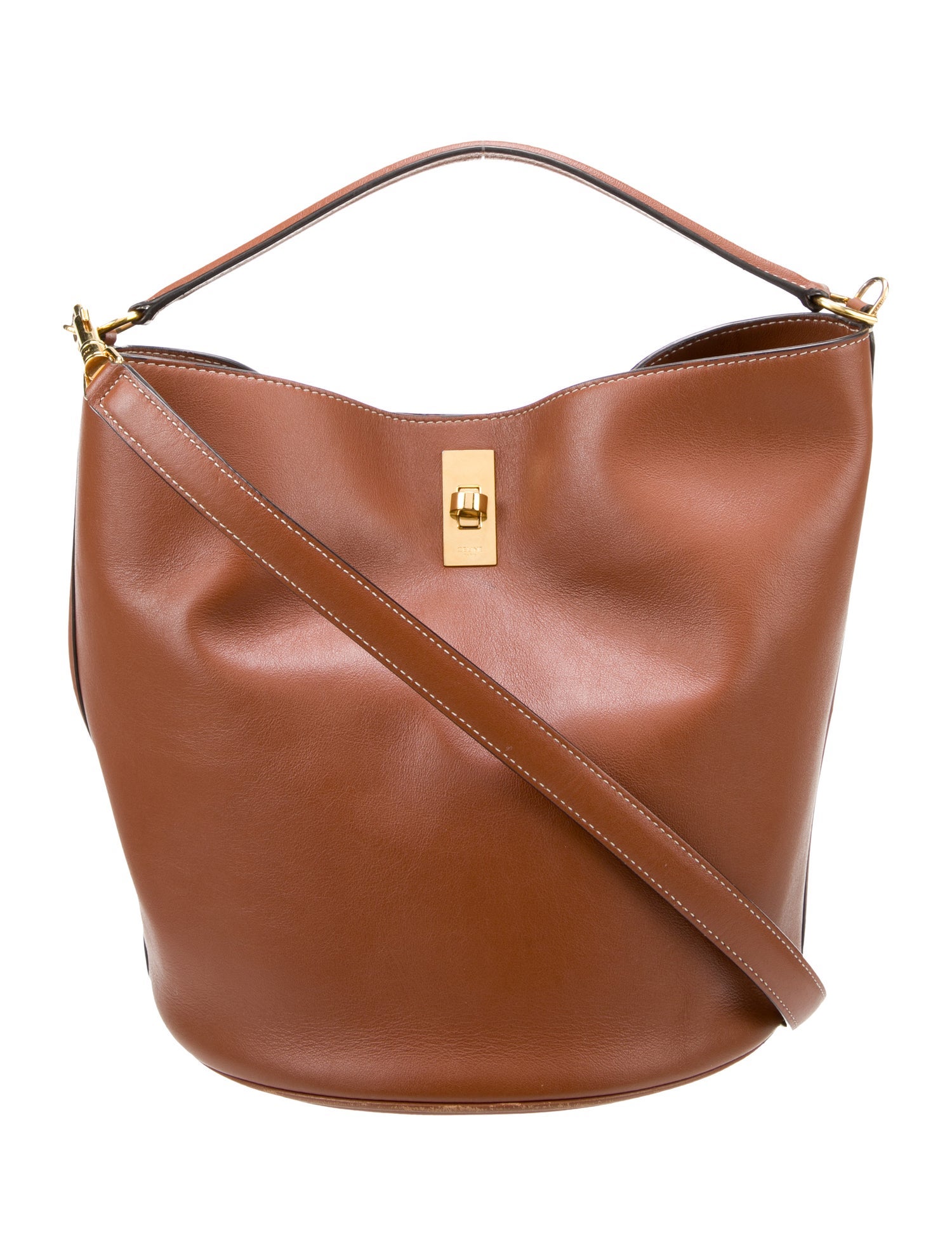 Celine Bucket 16 Bag - Brown Bucket Bags, Handbags - CEL293894 | The ...