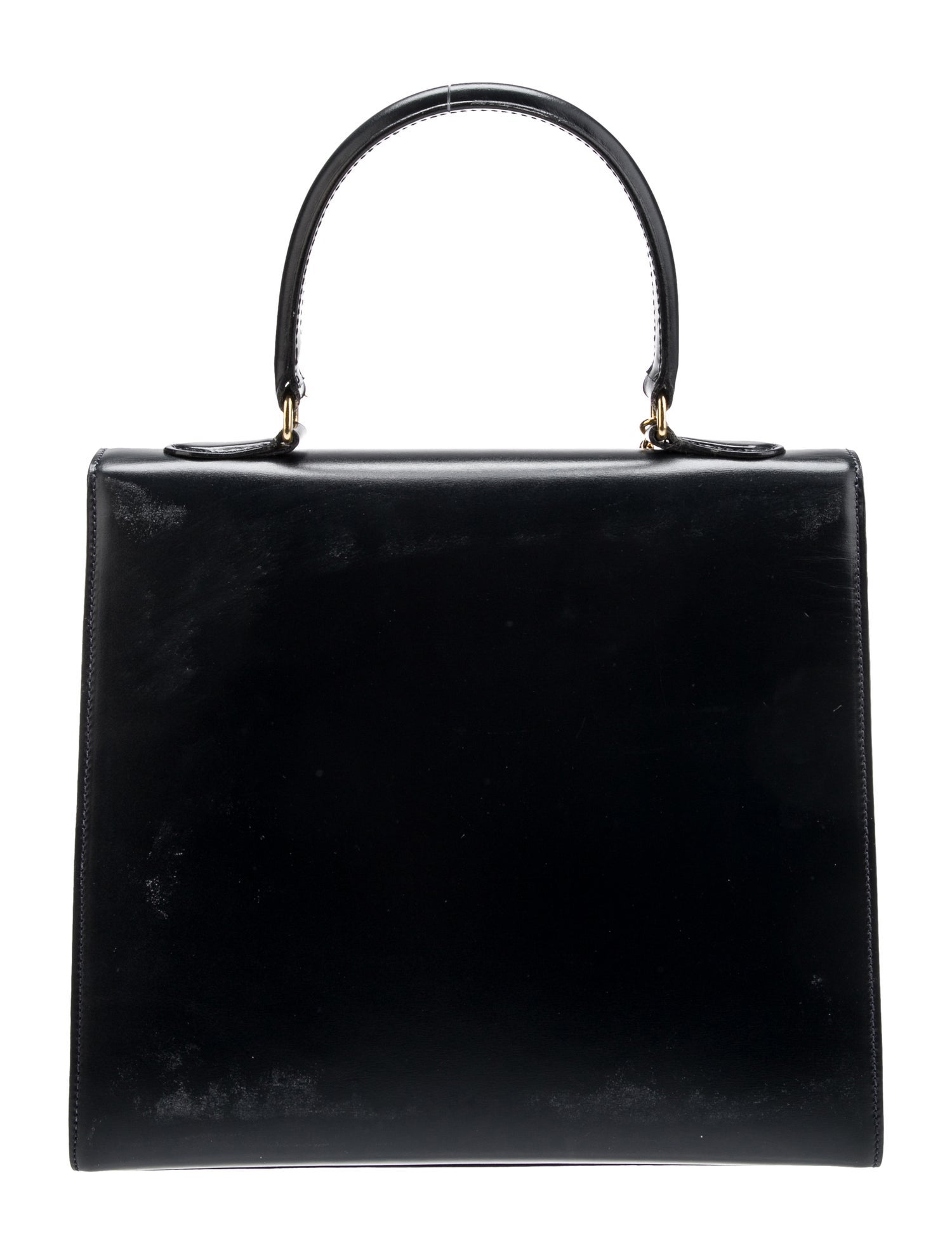 Celine Leather Top Handle Bag - Blue Handle Bags, Handbags - CEL295374 ...