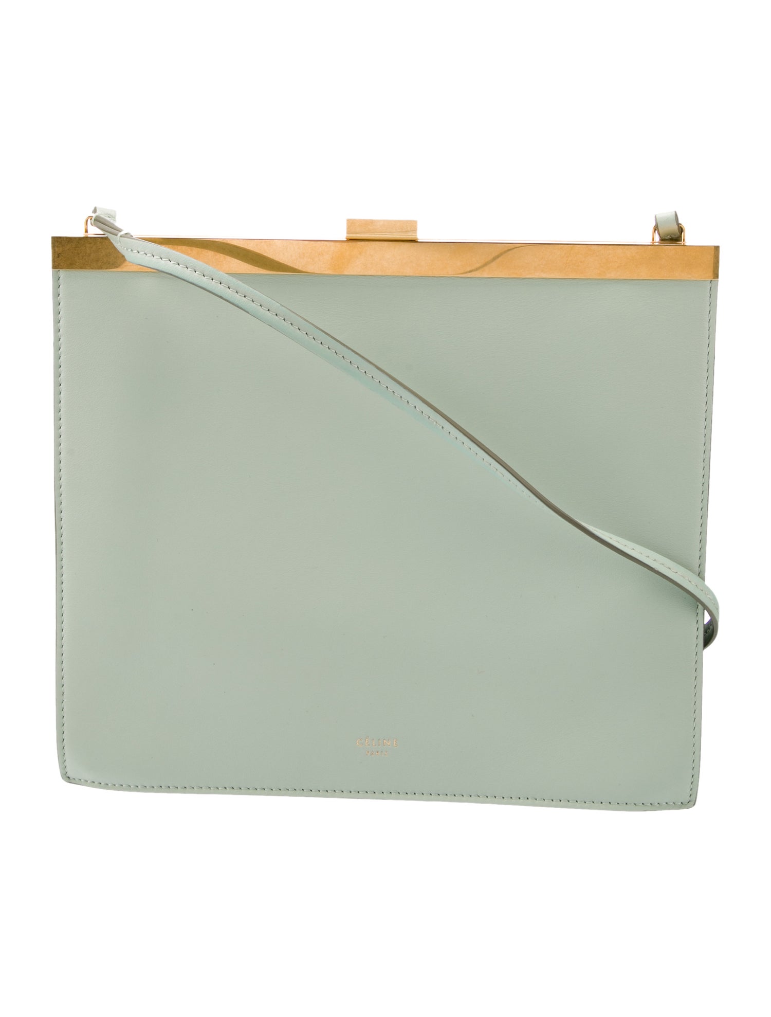 Celine Mini Clasp Bag - Grey Crossbody Bags, Handbags - CEL293108 | The ...