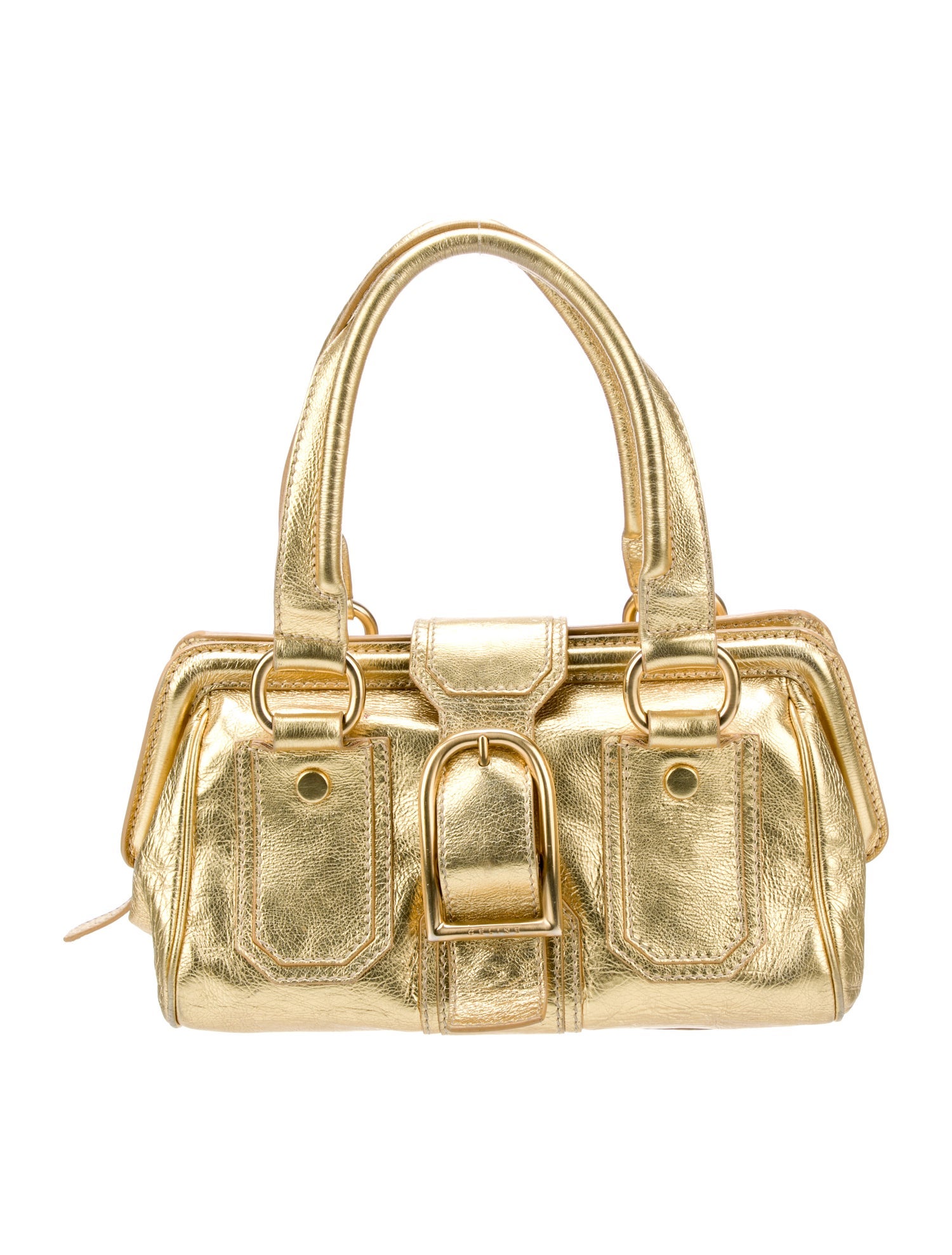 Celine Metallic Handle Bag - Gold Handle Bags, Handbags - CEL297869 ...