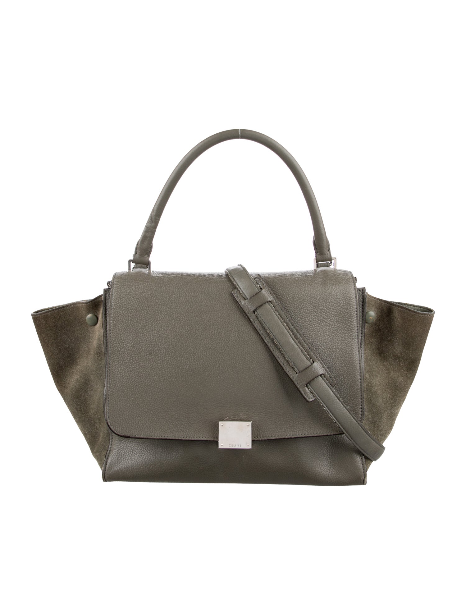 Celine Medium Trapeze Bag - Blue Shoulder Bags, Handbags - CEL292728 ...